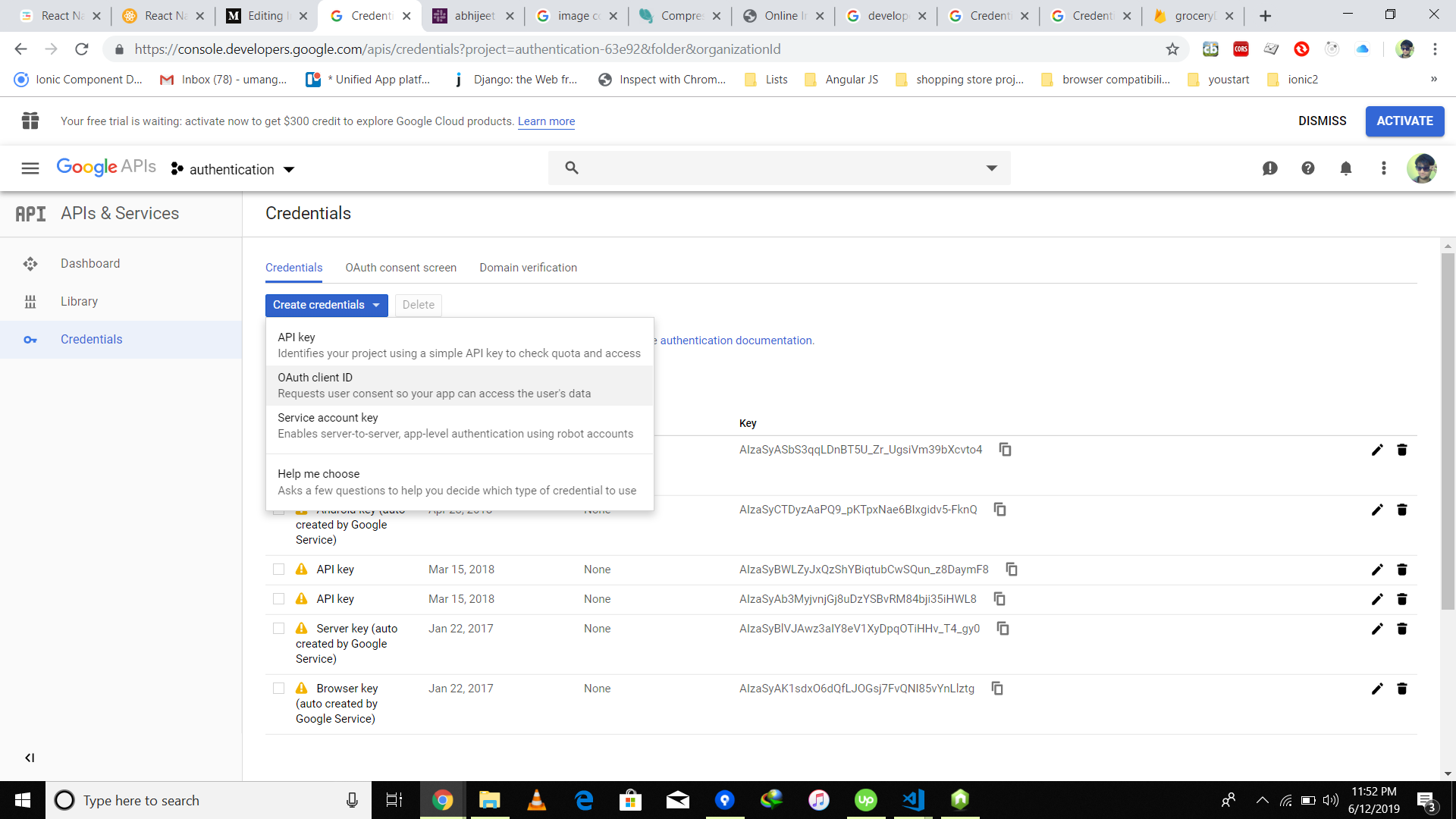 Implement Google login in Ionic 4 apps using Firebase | by umang rathore | Enappd | Medium