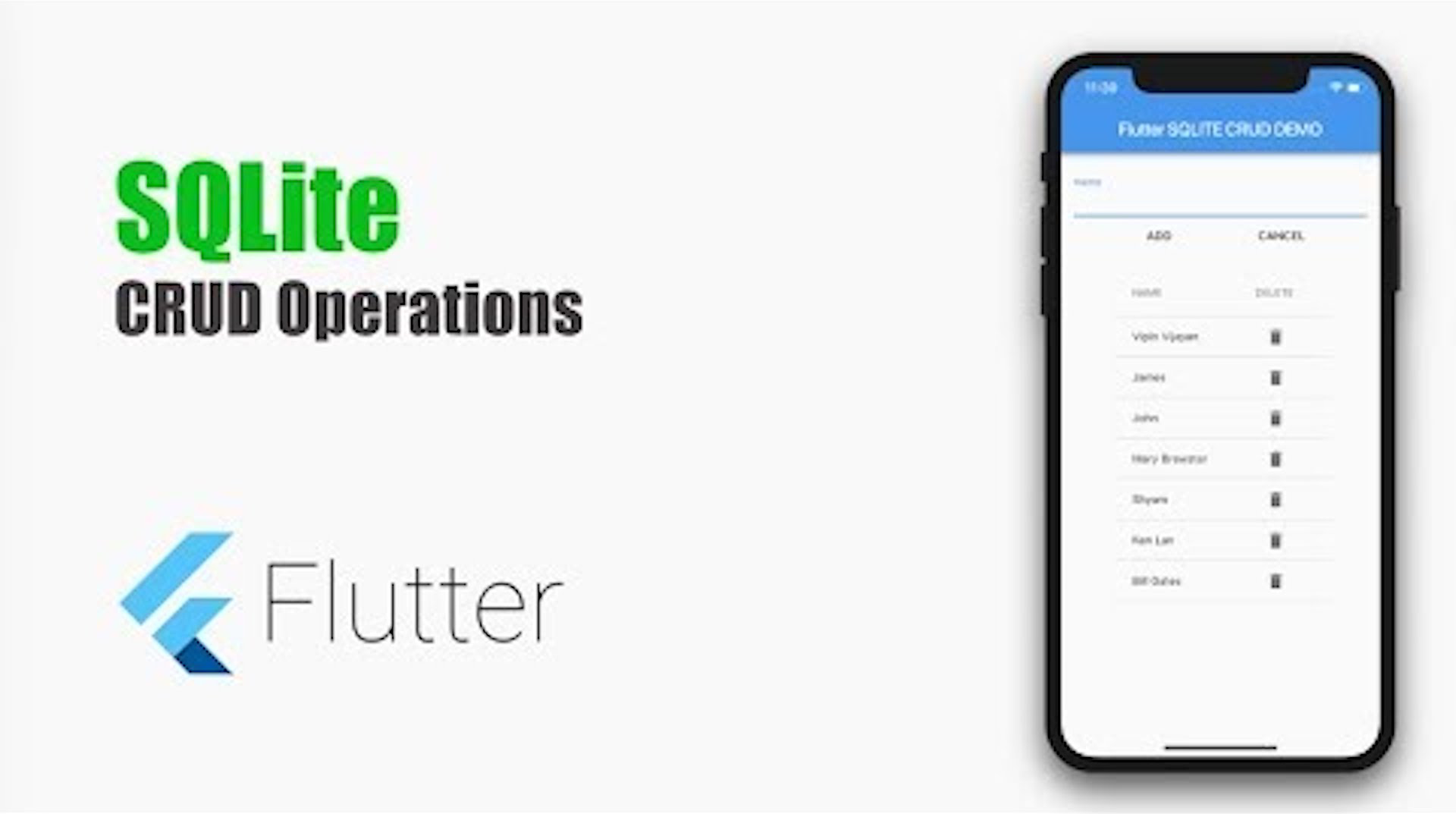 Sqlite Sqflite Crud Database Operations In Flutter Vipin Vijayan Medium
