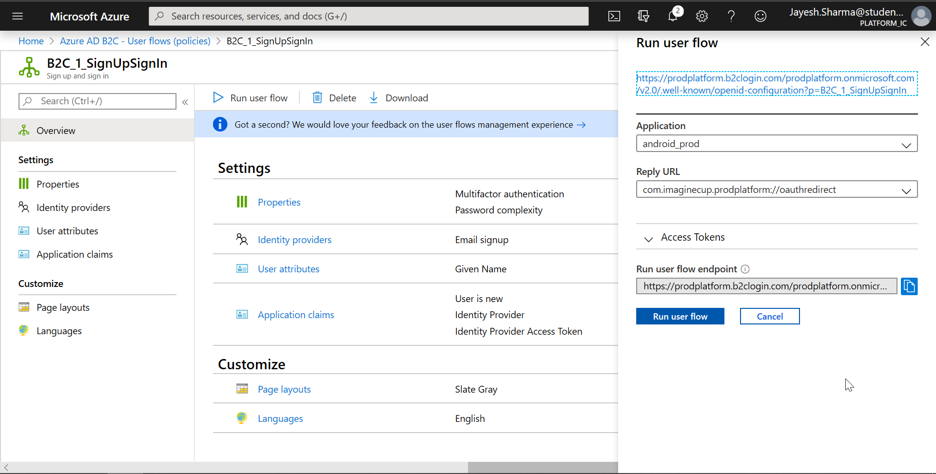 Flutter + Azure : Authentication with AD B2C - Flutter Community - Medium