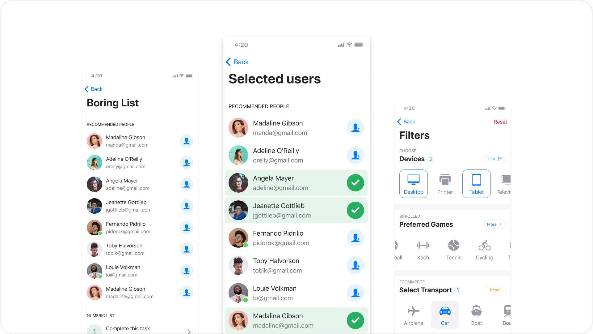 UI design tutorial: adding visual dynamics into a static prototype