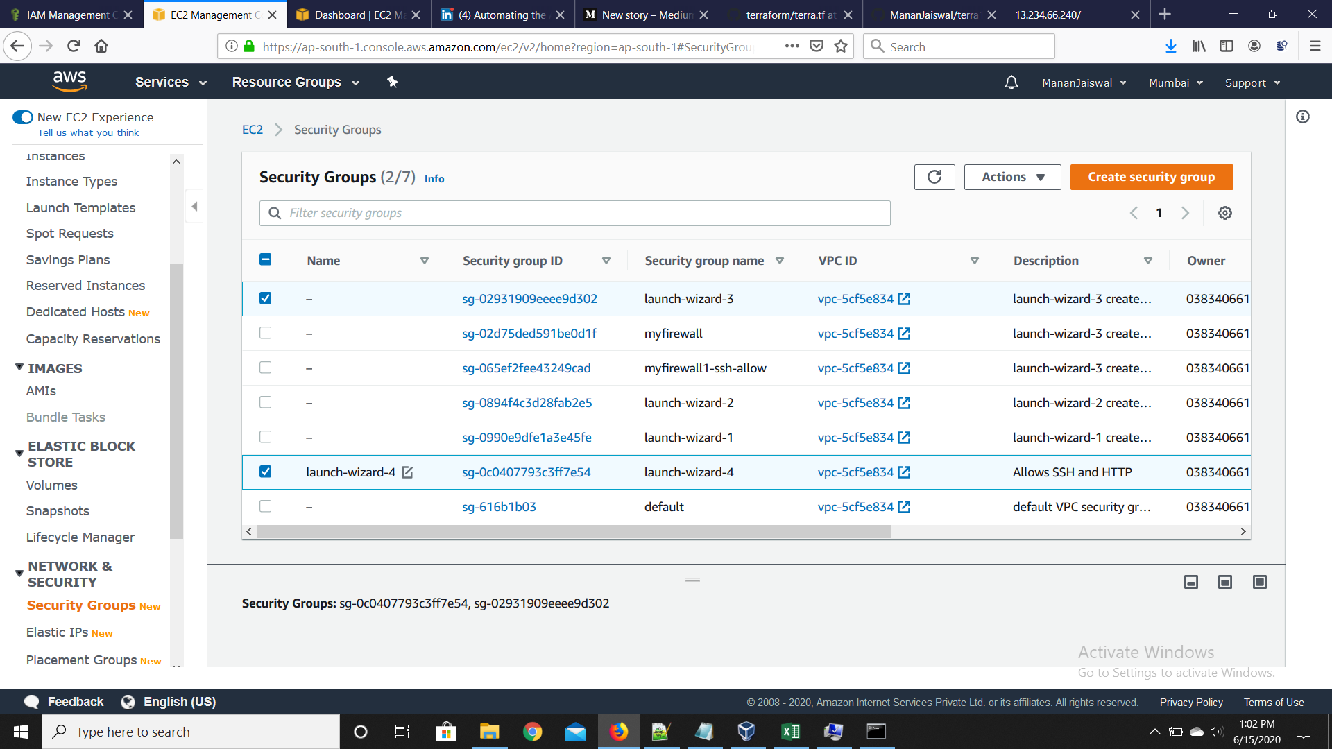 Automation of AWS cloud Infrastructure using Terraform | by Jaiswal Manan | Medium