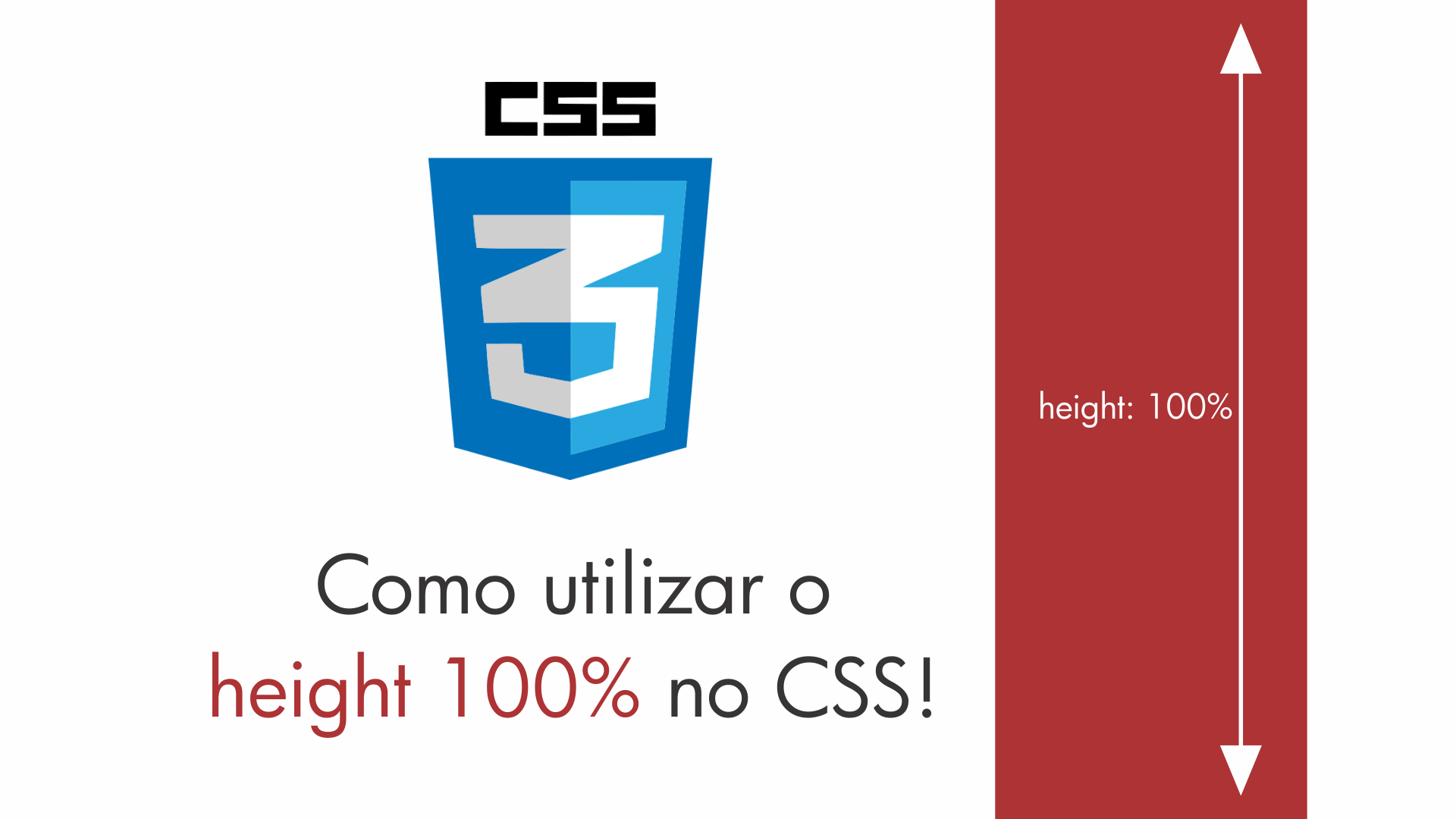 Entenda de uma vez por todas como utilizar o height 100% no CSS!