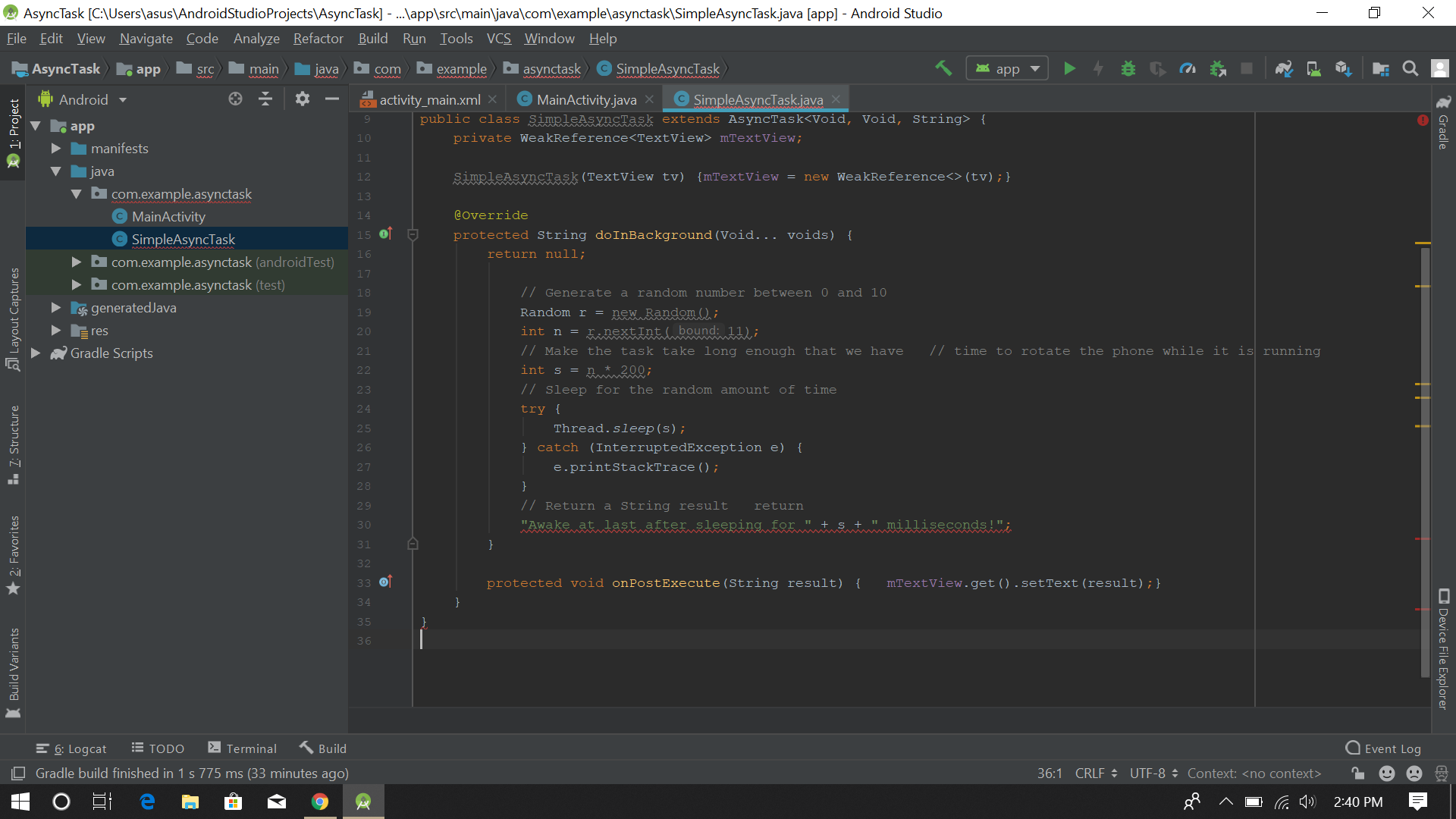 Android Studio : Background Task - farhan zuhdy - Medium
