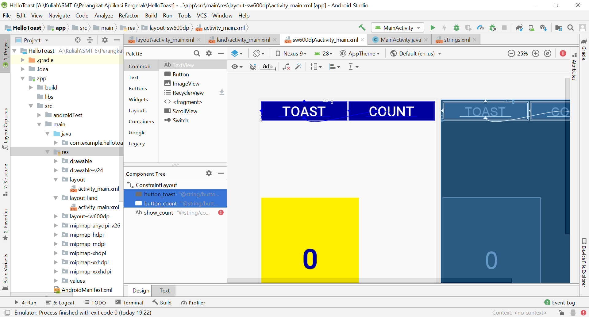 Android Fundamentals 1.2 Part B: Layout Editor - Android Studio - Medium