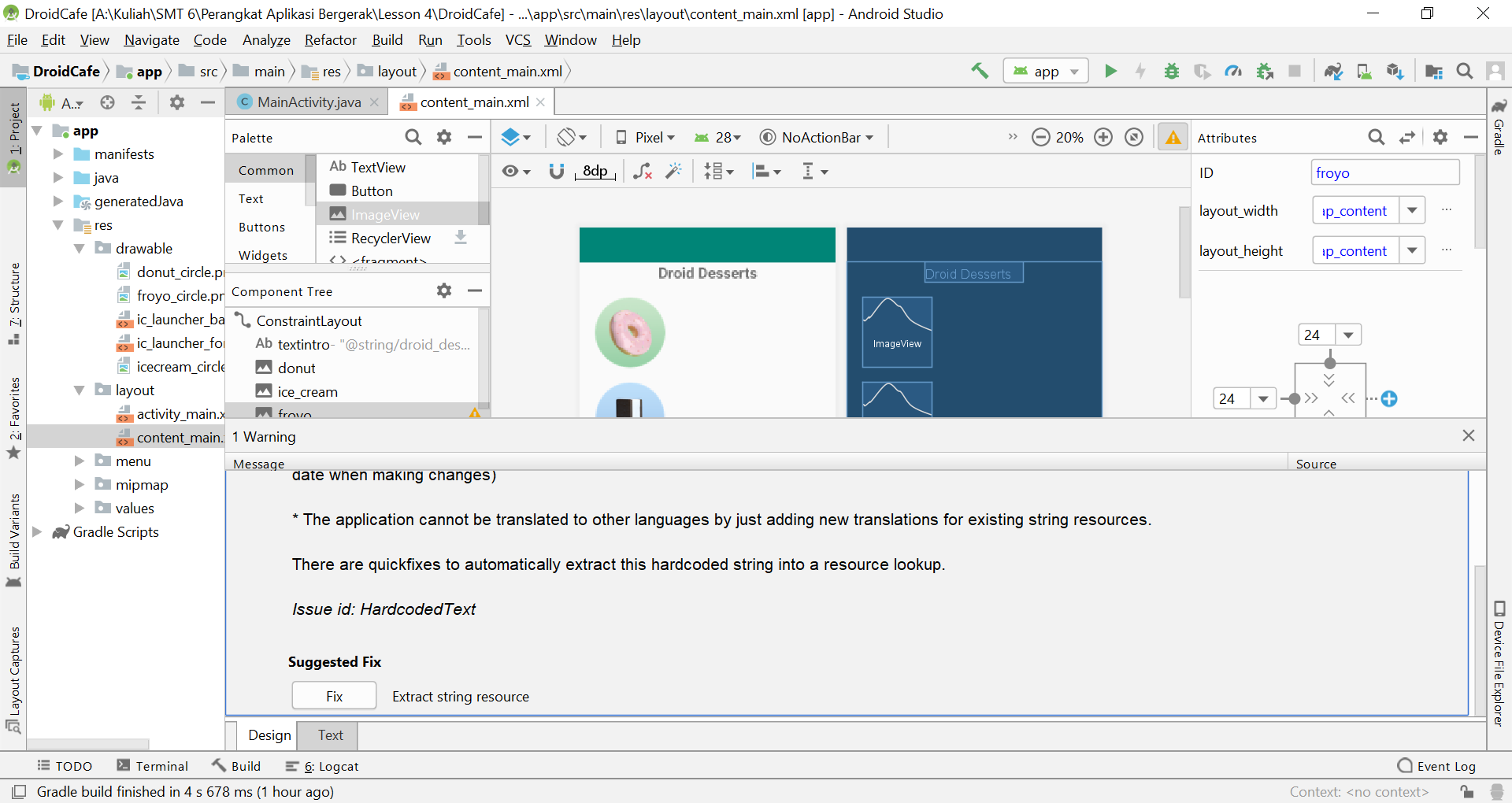 Android Fundamentals 04.1 : Clickable Images | by Inas | Android Studio ...