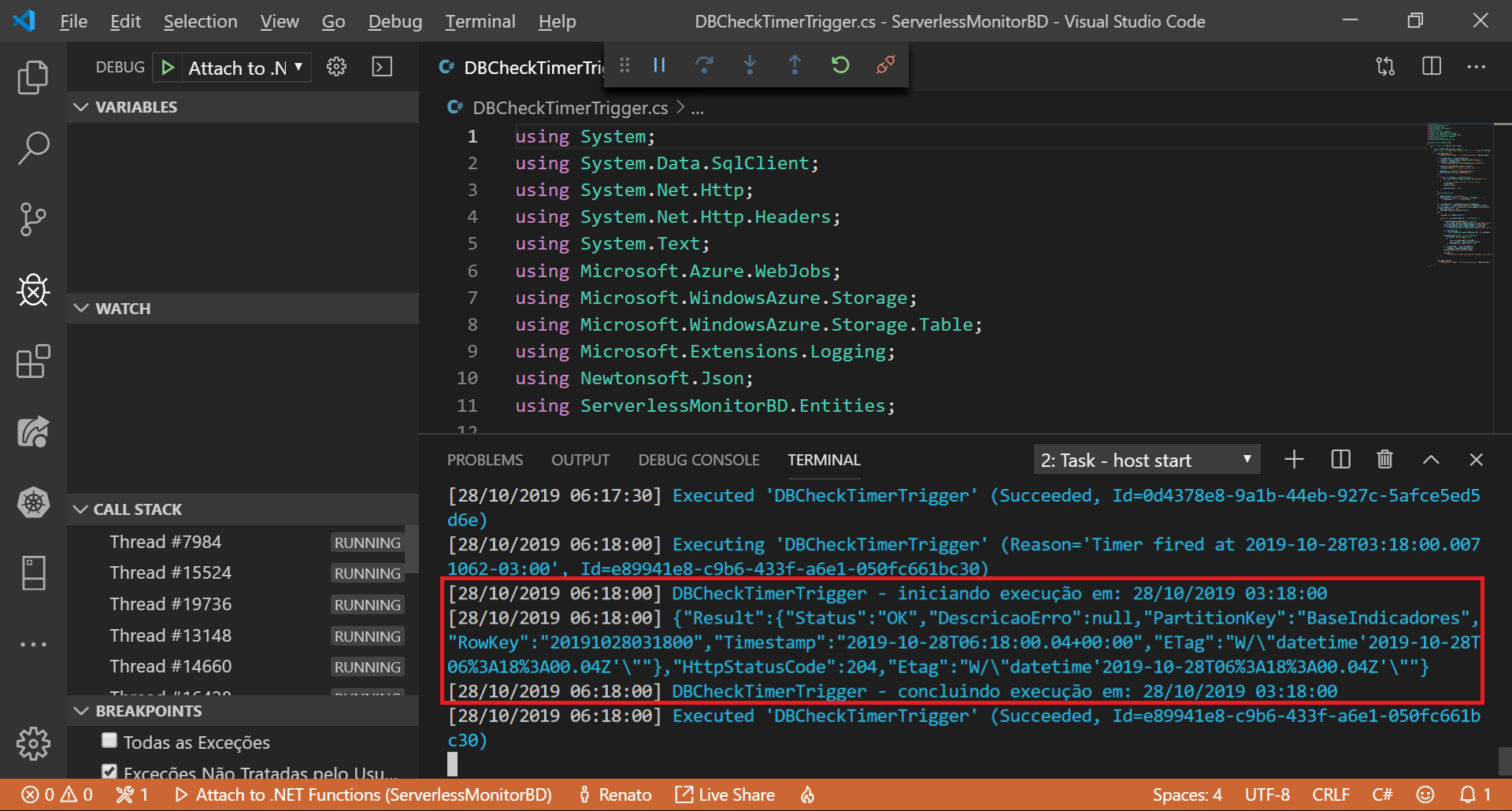Net Core Serverless Implementando Jobs Com Azure Functions E O Vs Code By Renato Groffe