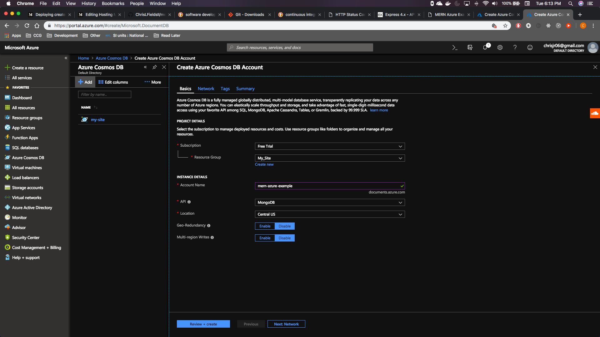 Creating Mern Stack App And Hosting In Microsoft Azure Using Create React App W Continuous 7764