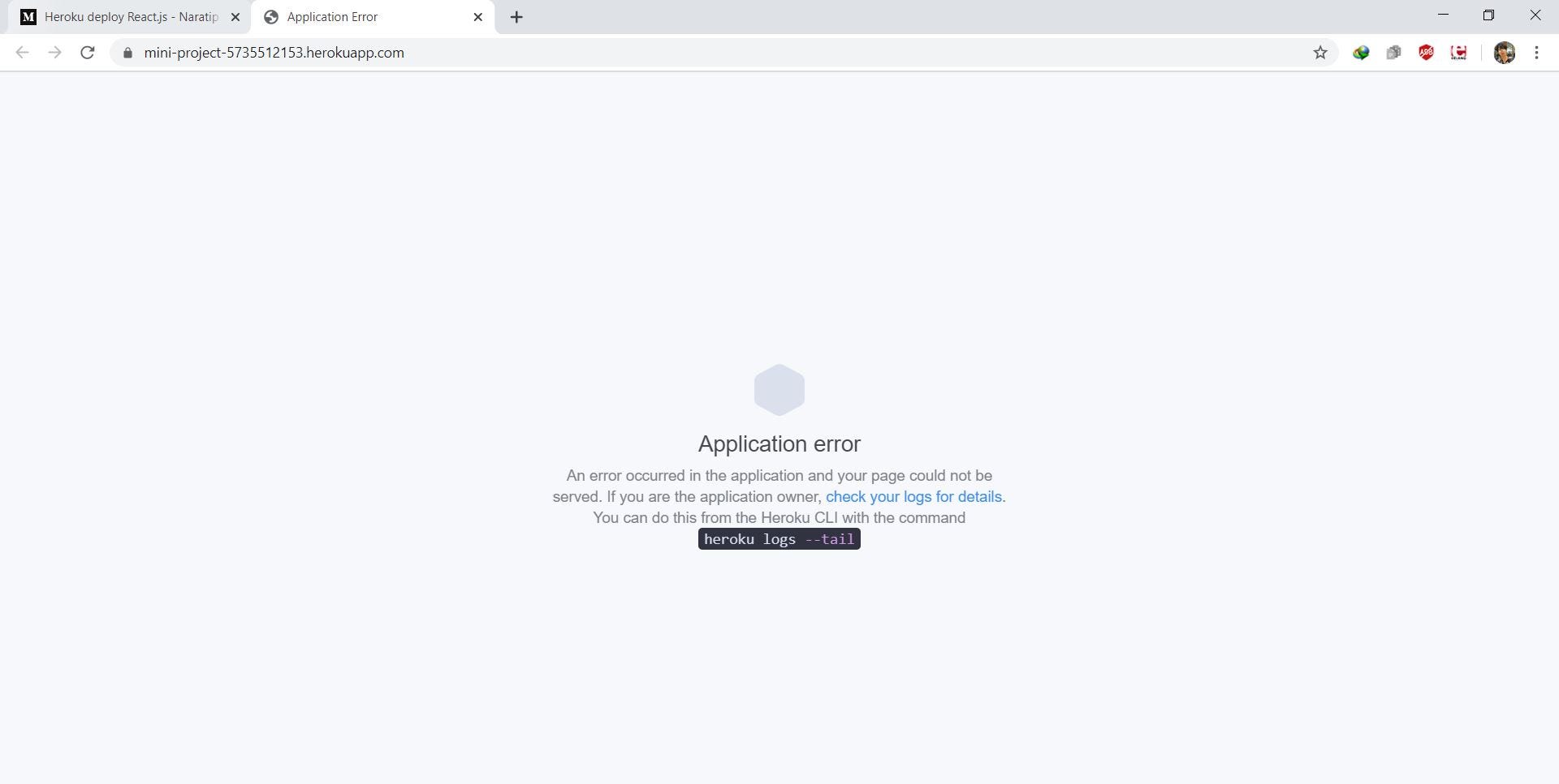 Heroku deploy React App. ปกติเวลาเขียน react.js แล้ว รันที่… | by Naratip Thongtaluang | Medium