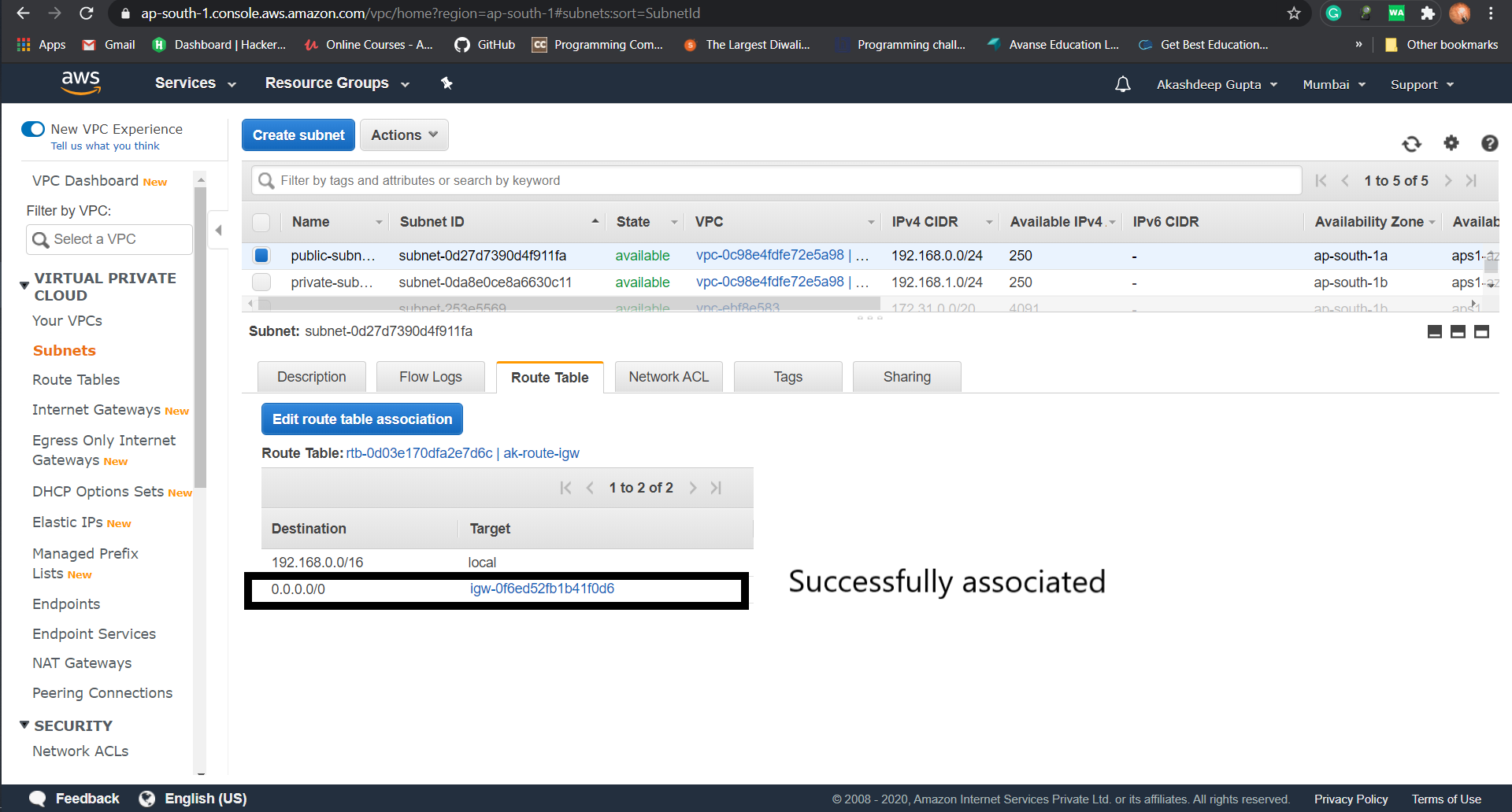 Deploying WordPress and MySql server in our own VPC | by Akashdeep Gupta | Analytics Vidhya | Medium