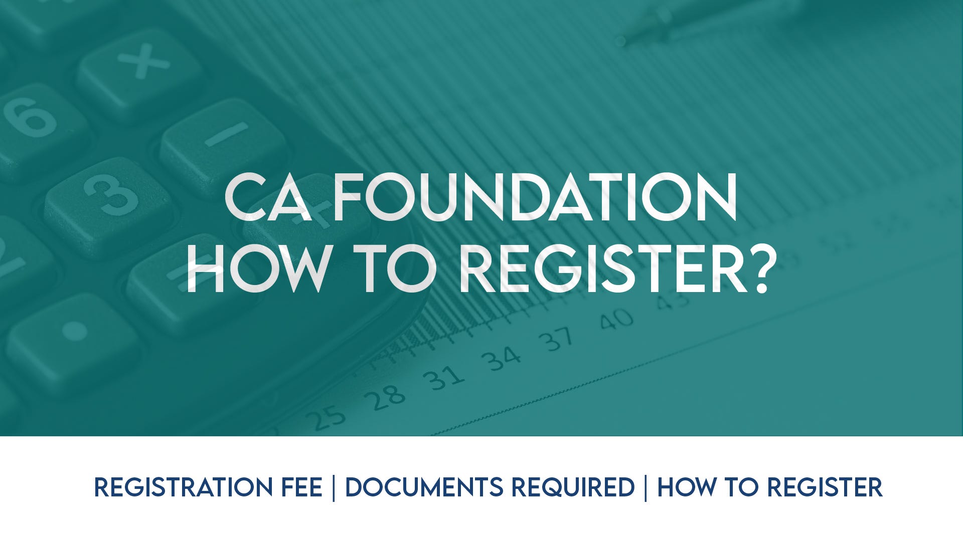 How to register for CA Foundation 2020 | by CA Blogs | CA blogs | Medium