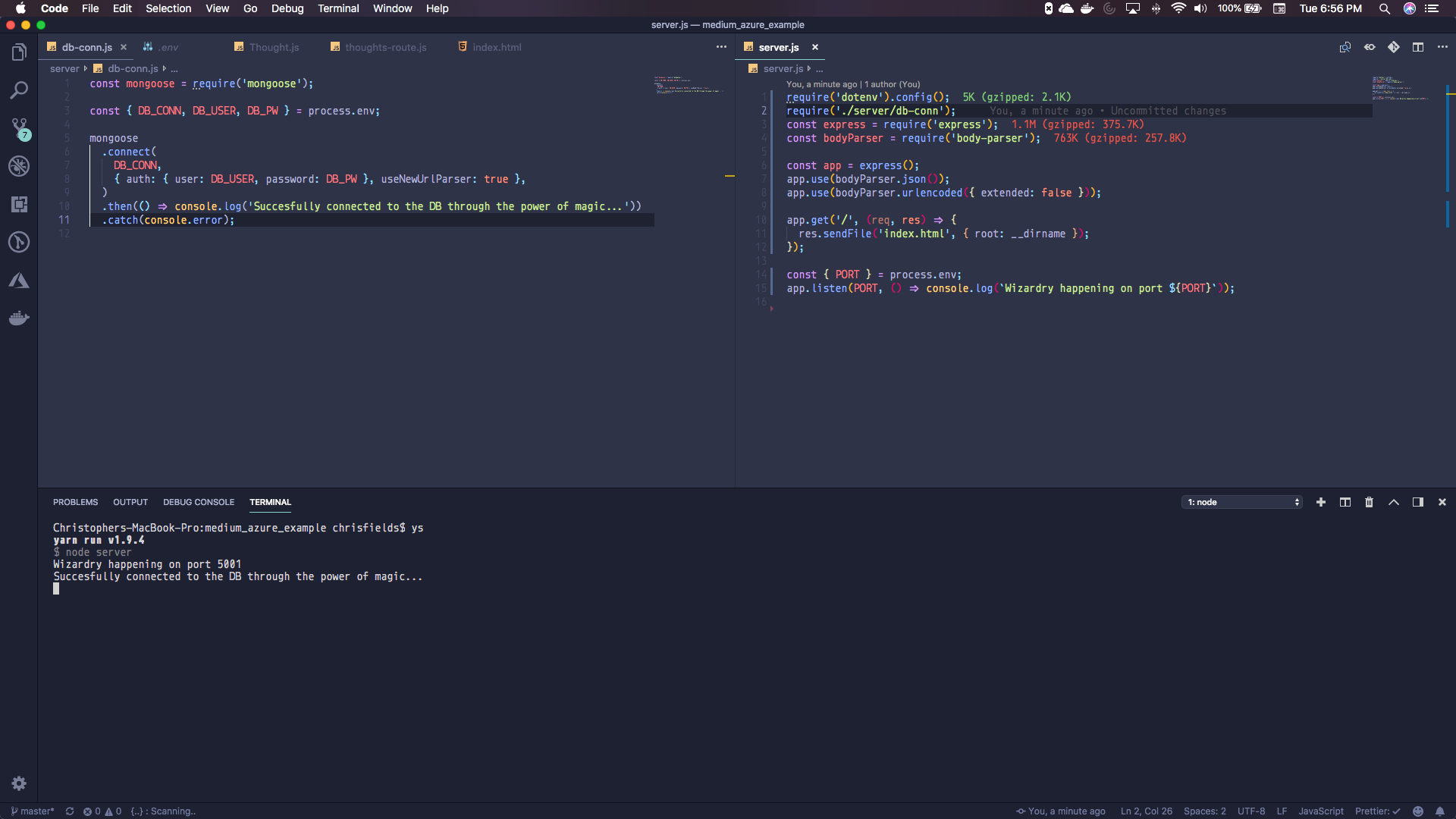 Creating MERN Stack App and Hosting In Microsoft Azure using Create ...