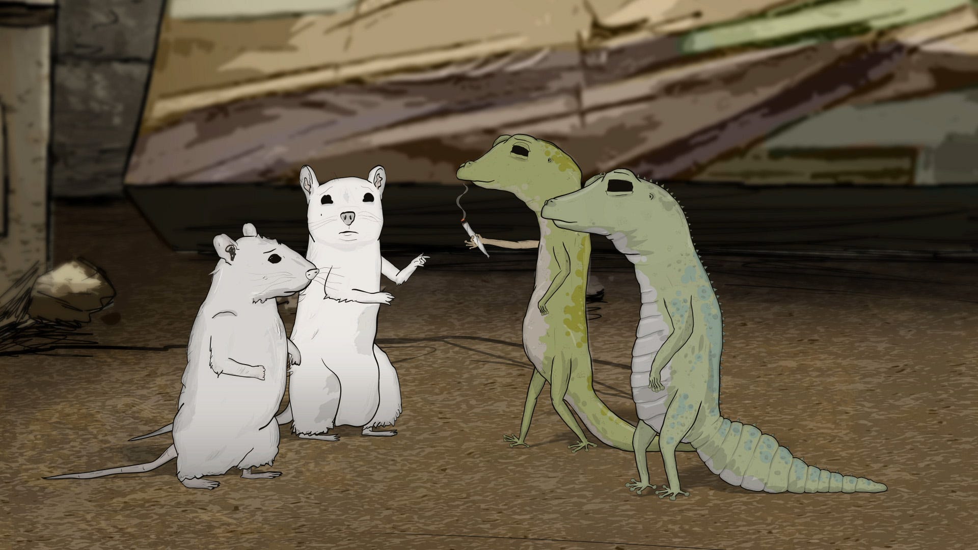 ANIMATED ADULT TELEVISION SERIES ANIMALS., CREATED BY PHIL MATARESE ...