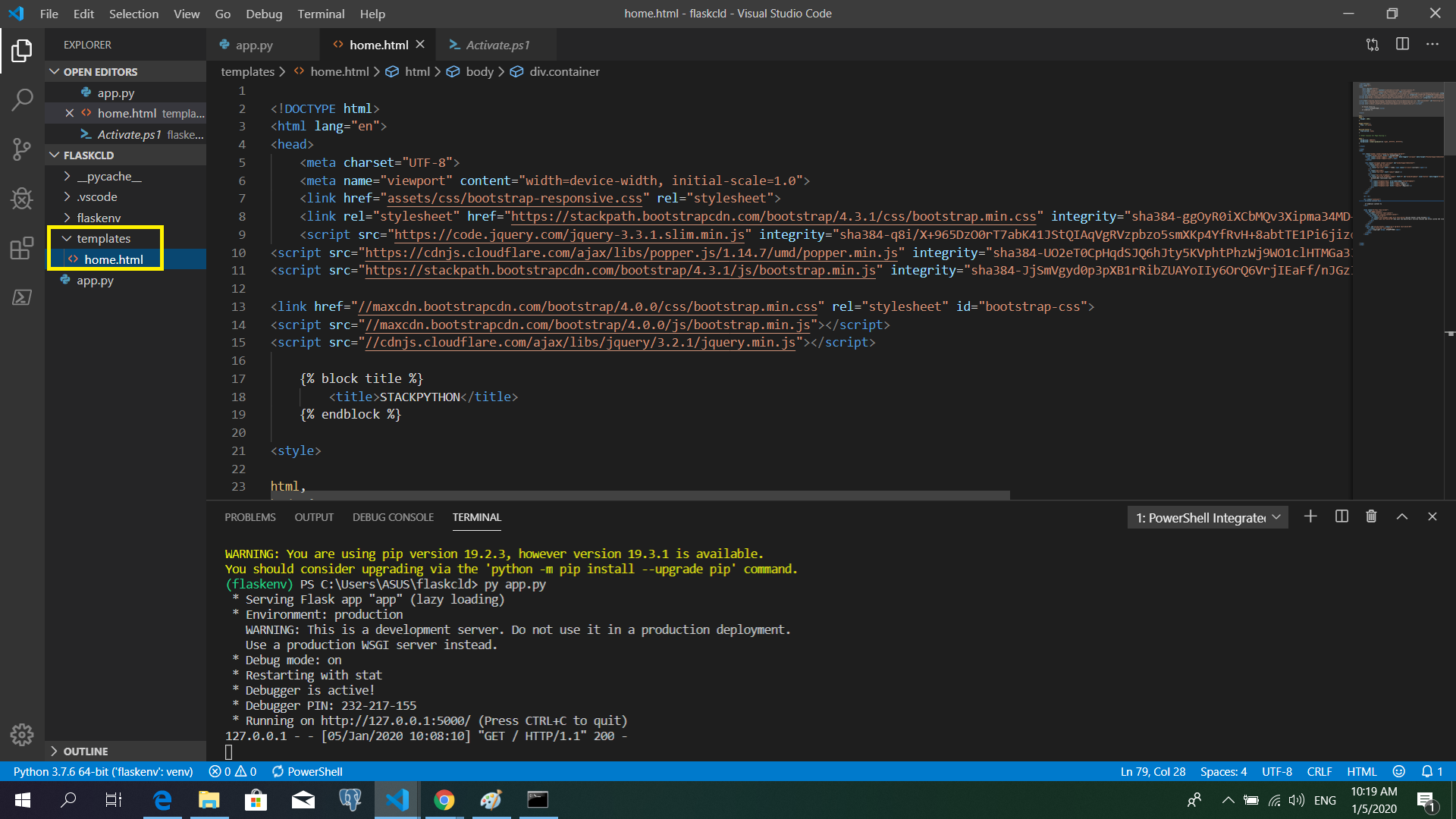Python Flask with NGROK(Guideline Series before 101 Official Series) | by stackpython | Medium