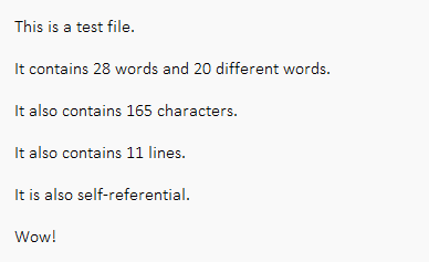 Python Workout — word, line and character count in a text file | by ...