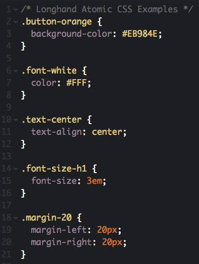 Atomic CSS. At a recent code review with my… | by Daphne Watson | Medium