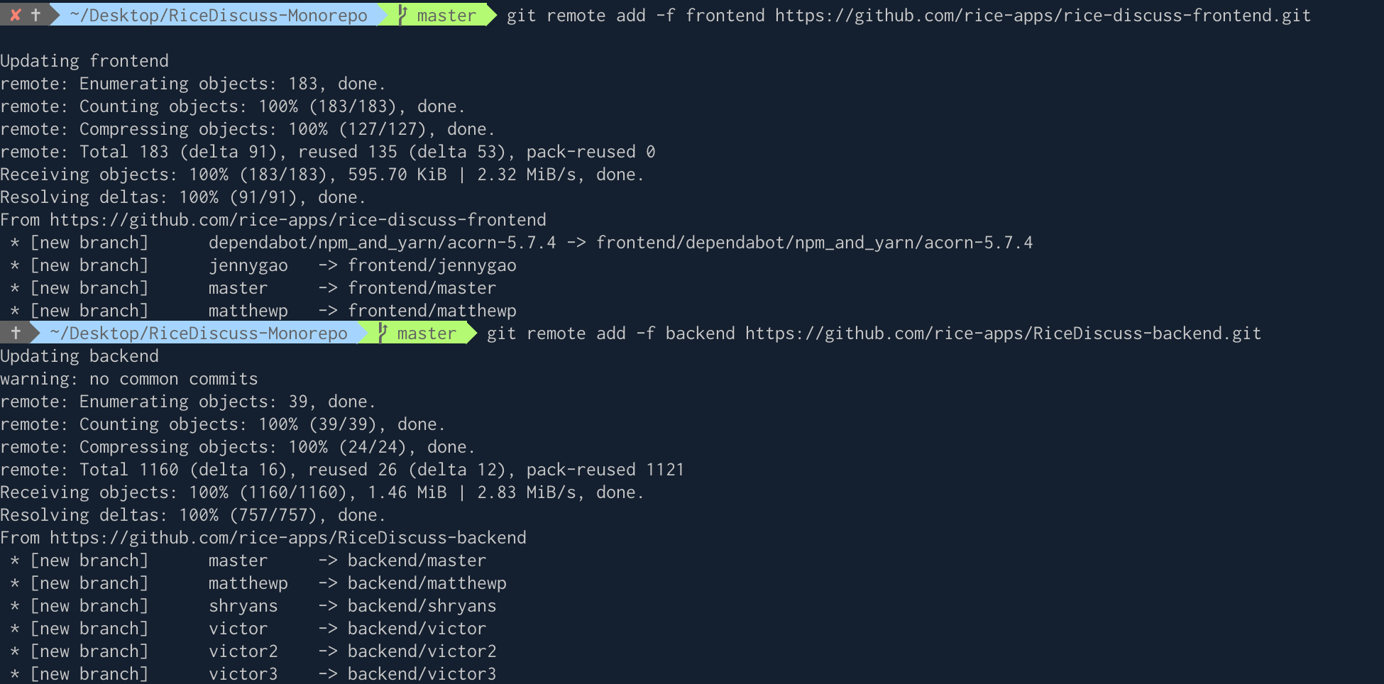 How to: Git Subtrees - RiceApps - Medium