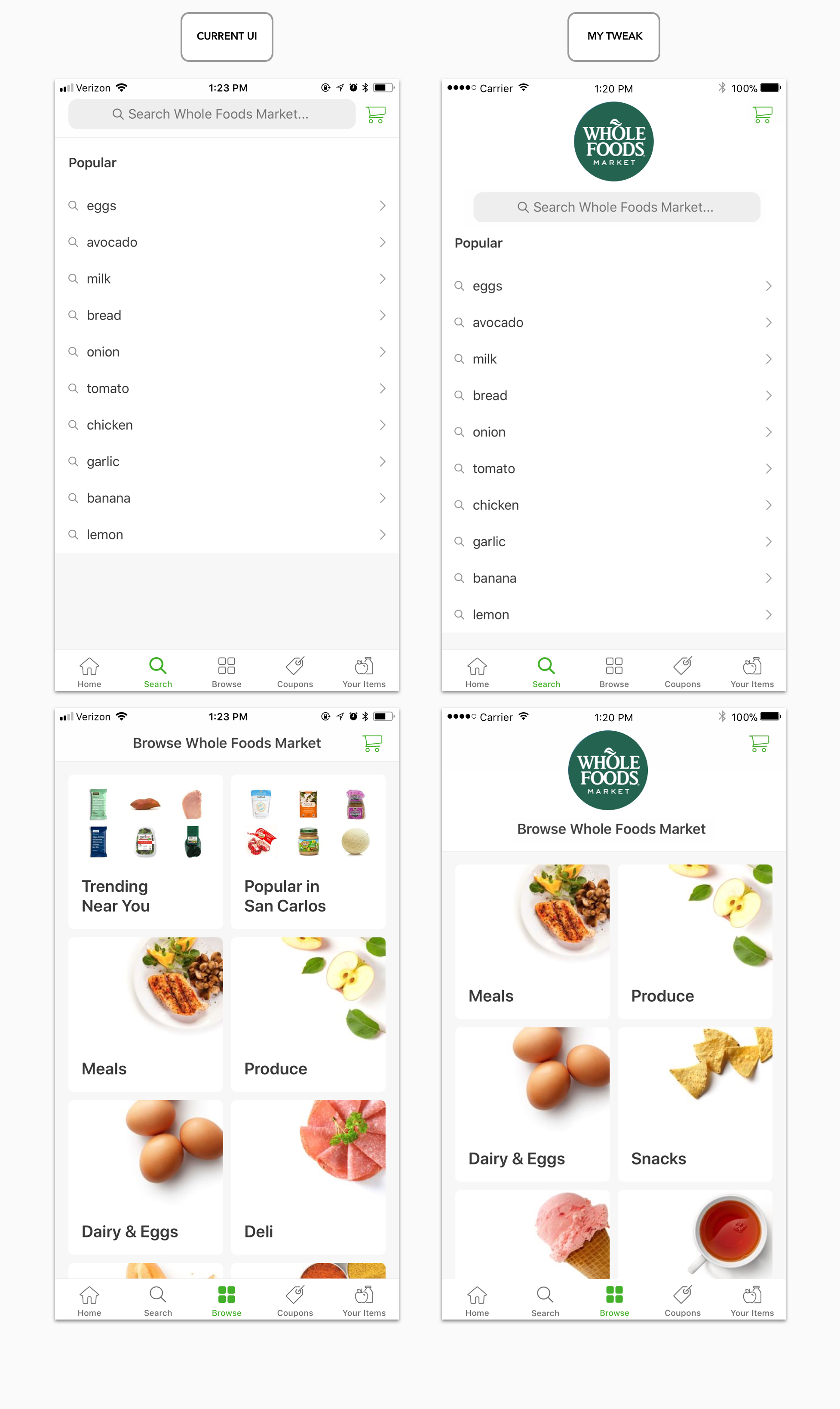 Instacart App: a guerrilla usability test - UX Collective