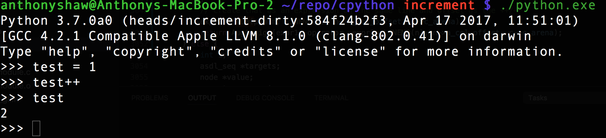 Modifying the Python language in 6 minutes - HackerNoon.com - Medium