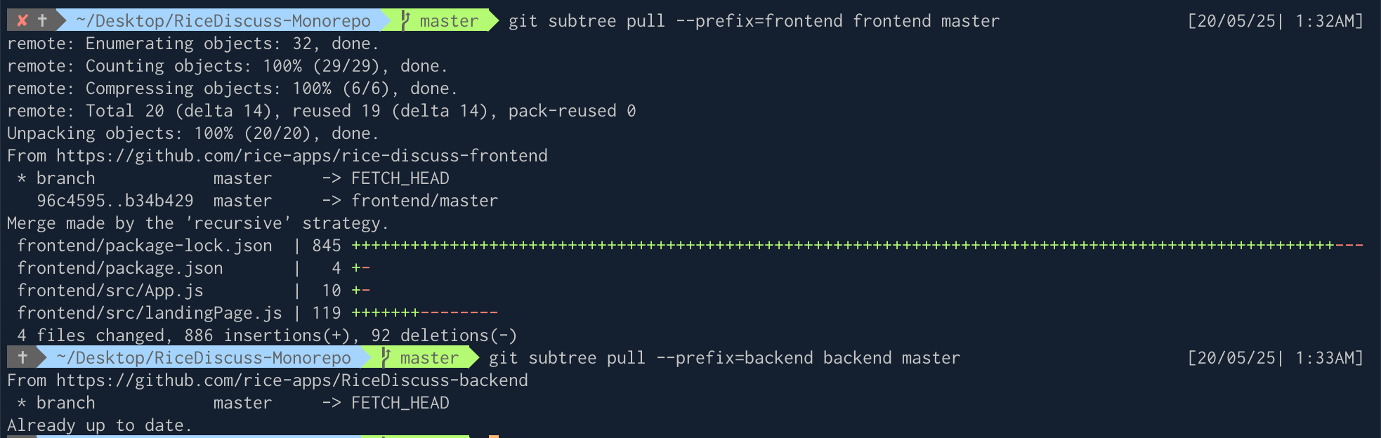 How to: Git Subtrees - RiceApps - Medium