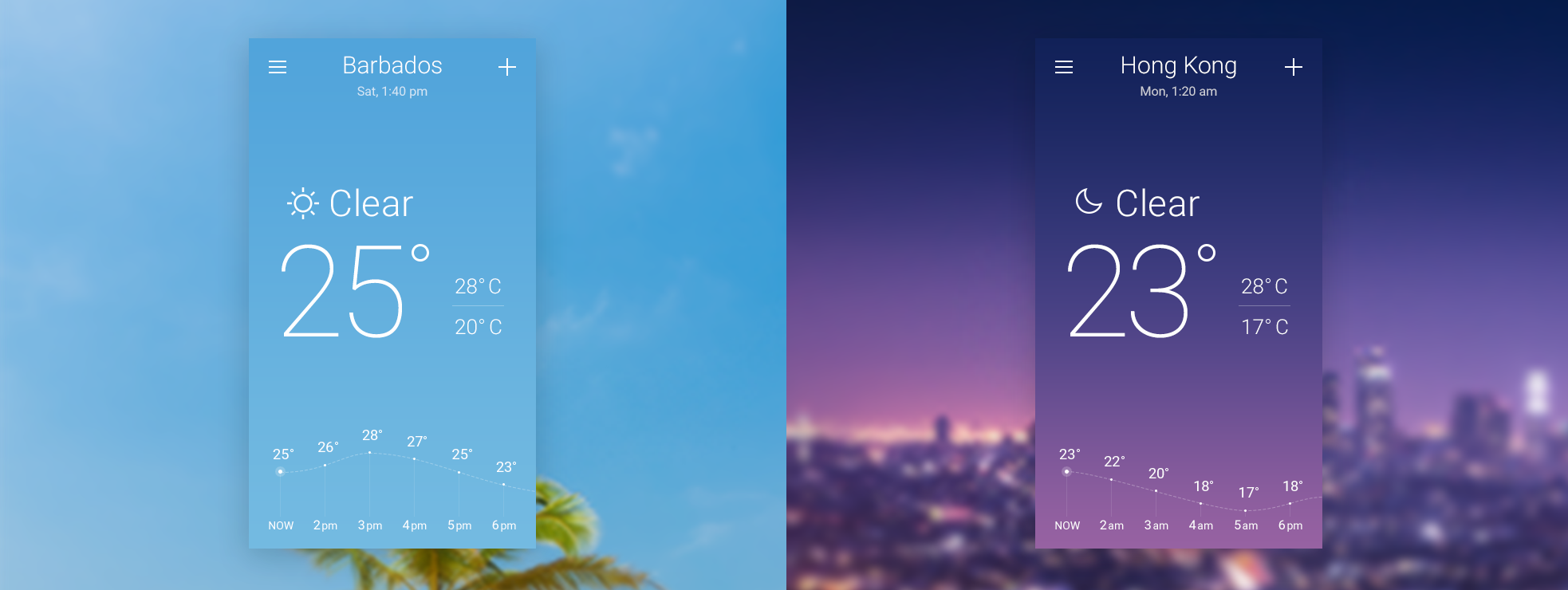 Sky-inspired Weather App Concept - UX Planet