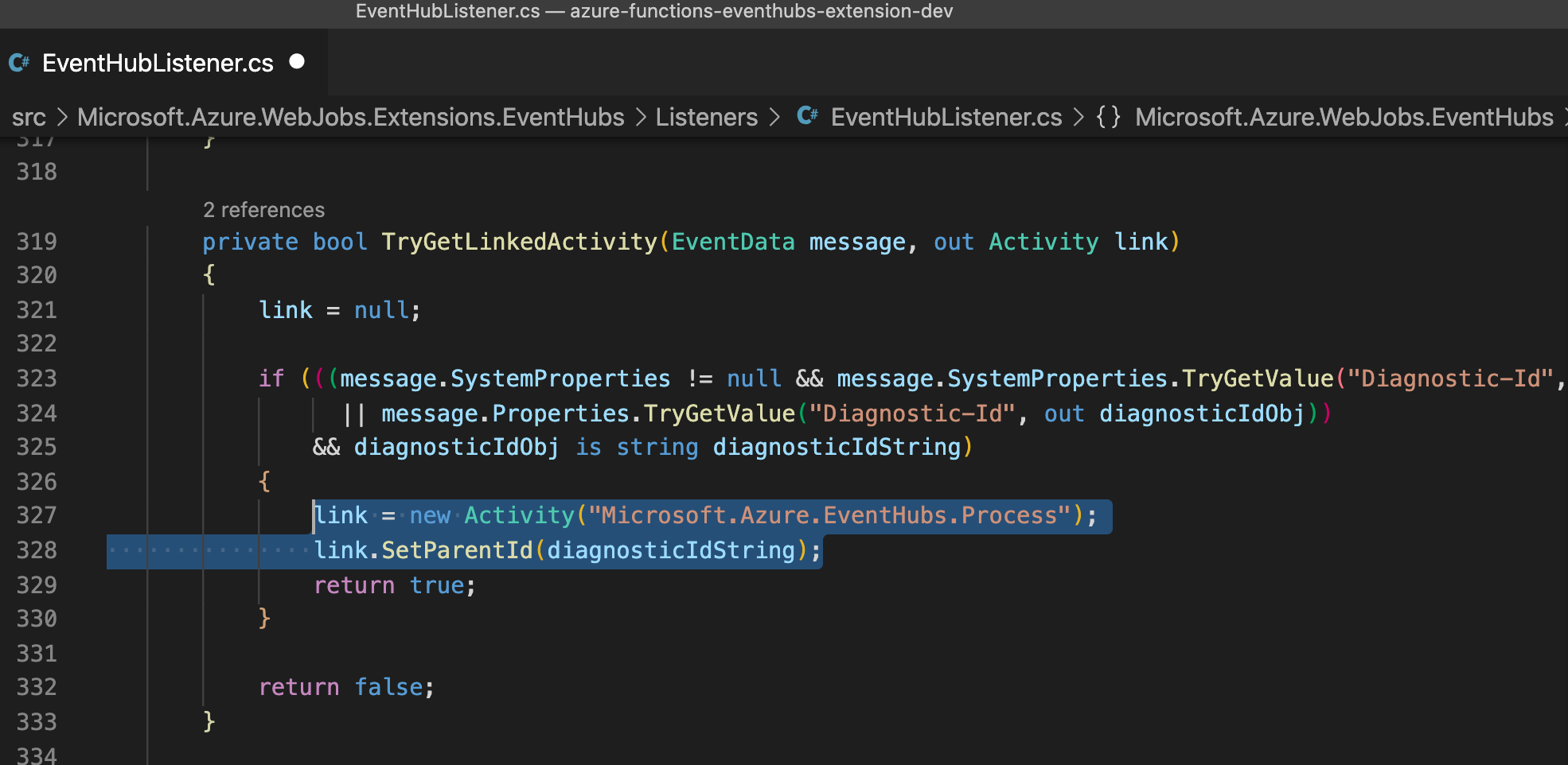 Distributed Tracing Deep Dive For Eventhub Triggered Azure Function In App Insights By