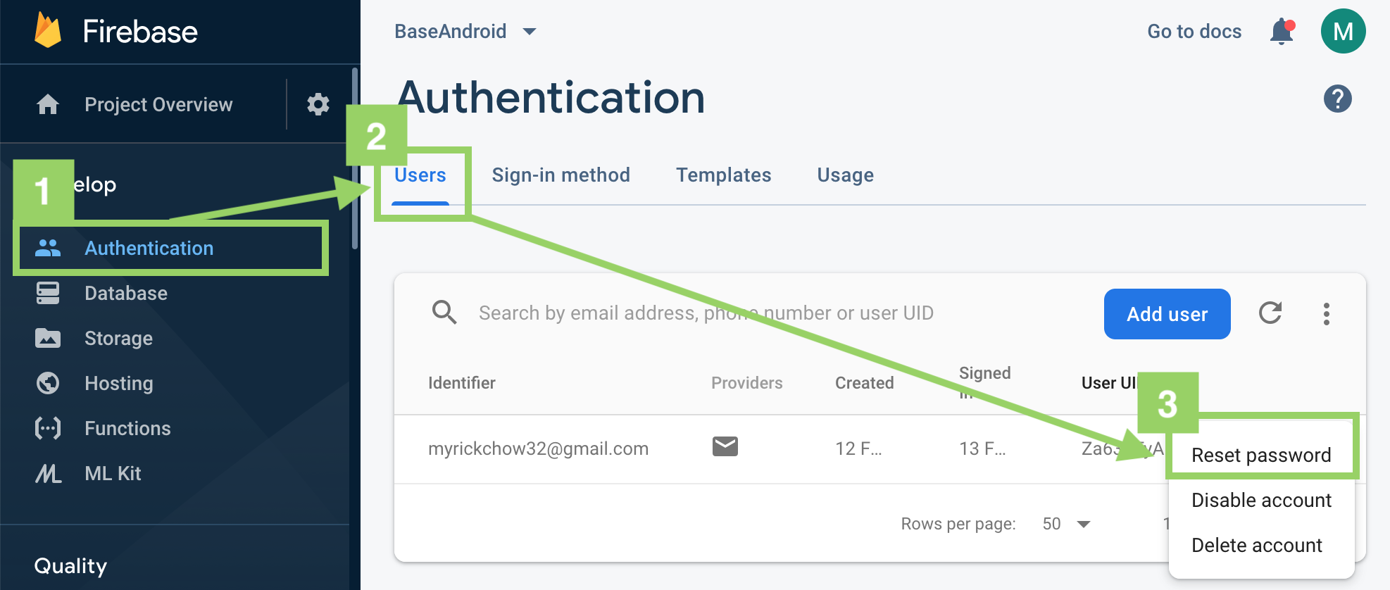 Sign In To Your Ios App Using Emailpassword Login With Firebase Authentication Firebase