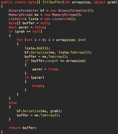 Como não serializar um objeto. Durante uma investigação de problemas ...