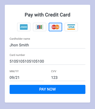 Credit Card Form UI with Next.js. This is a simple form for taken the ...