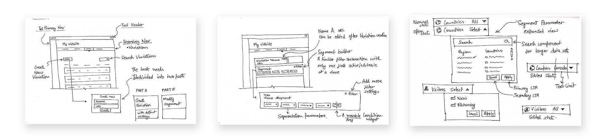 Segmentation feature design — a UX design challenge | by Debasish ...