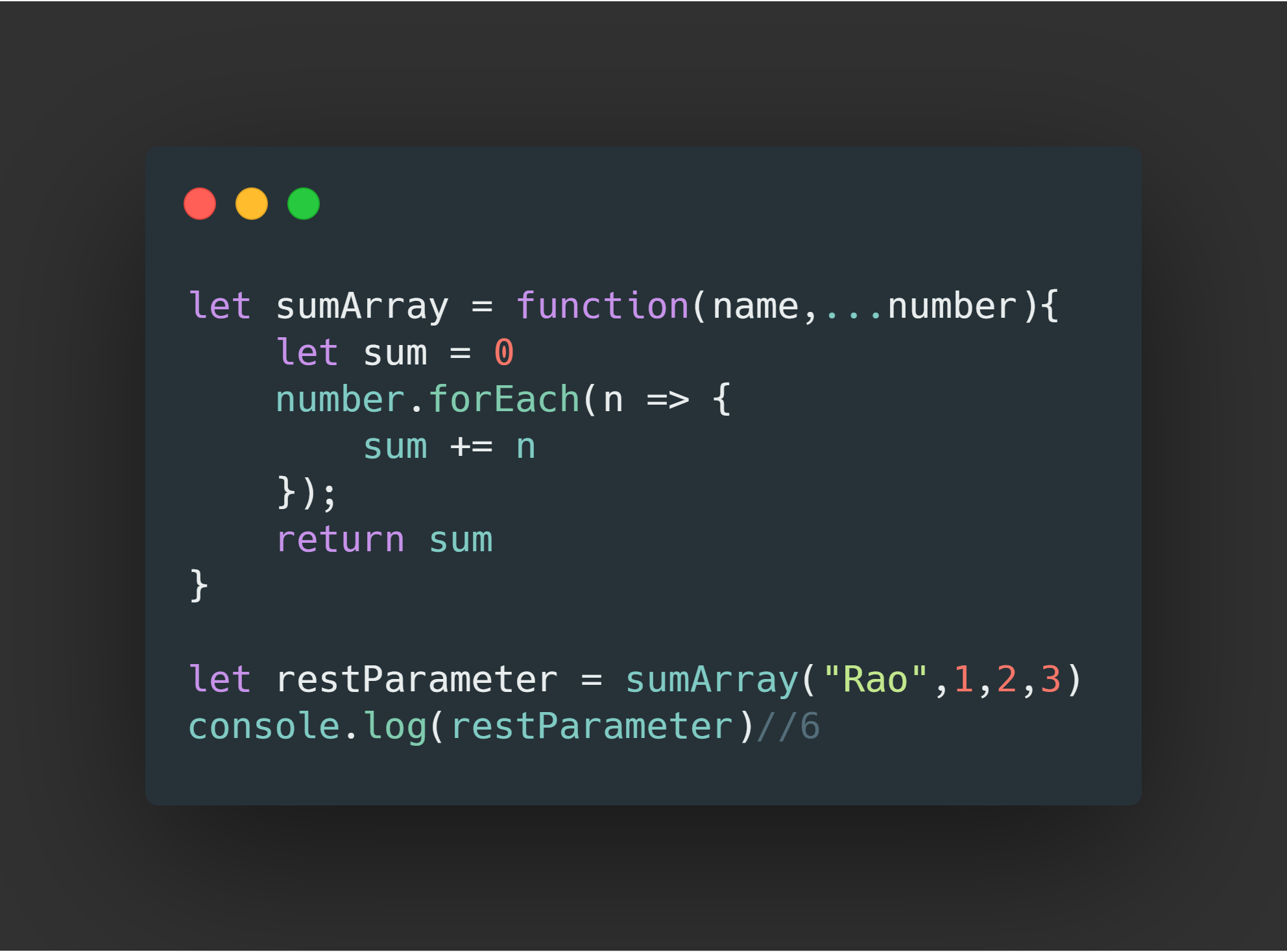 Javascript Spread Operator And Rest Parameter By Rao Muhammad Noman