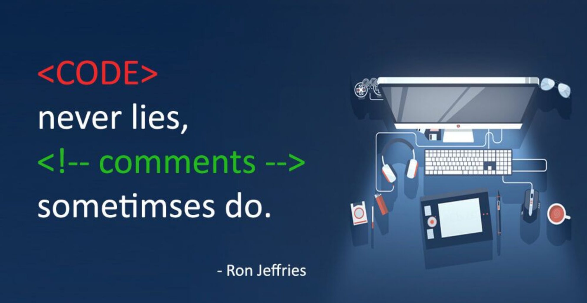 Five code comments you should stop writing // and one you should start