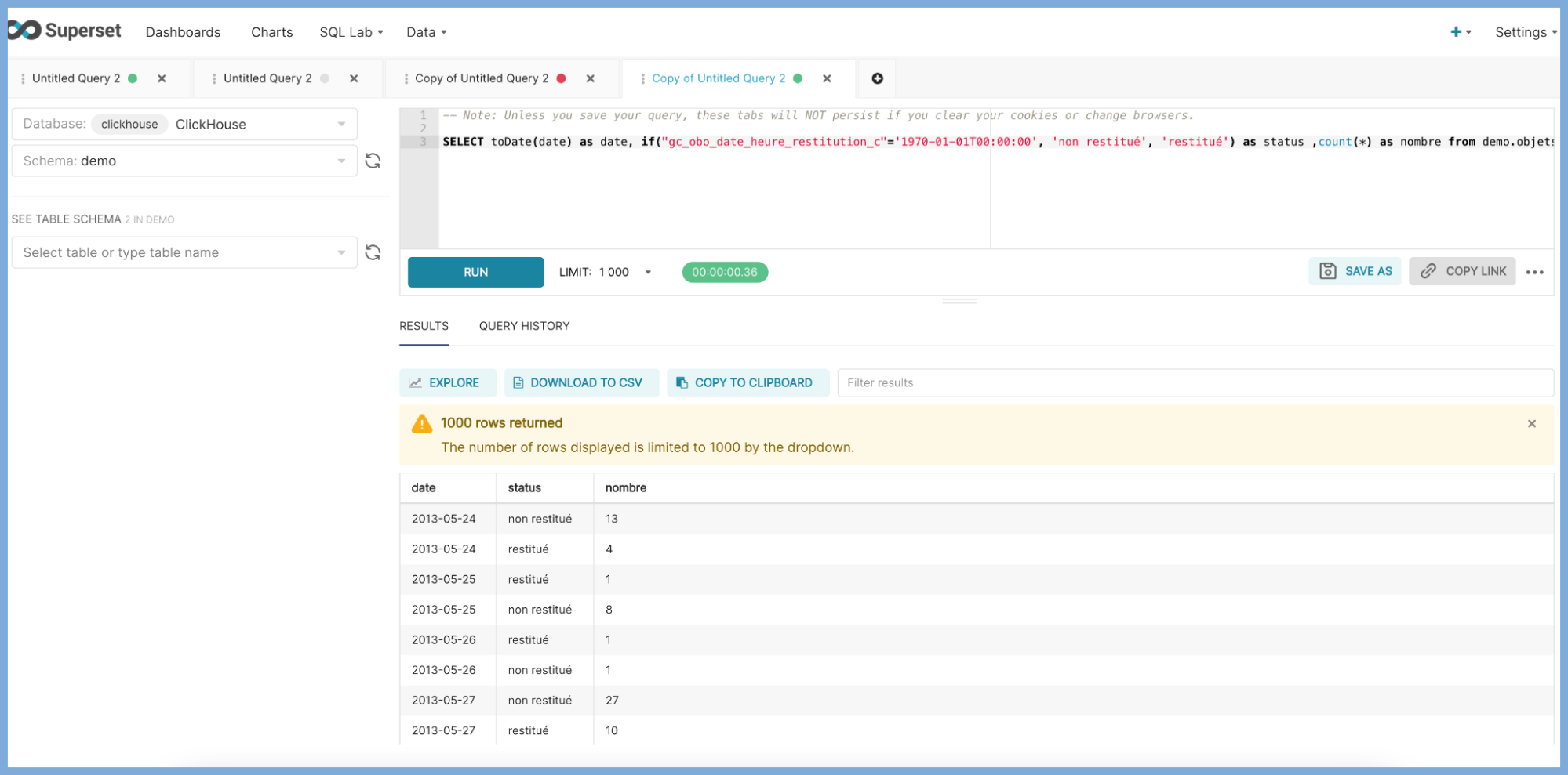 Traitement et Analyse de données : Clickhouse & Apache Superset® | by ...