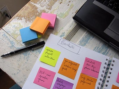 Usando o post-it a seu favor. Quantas vezes você já terminou um dia ...