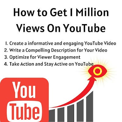 How to Get 1 Million Views On YouTube | by Sofiabelle | Sep, 2022 | Medium