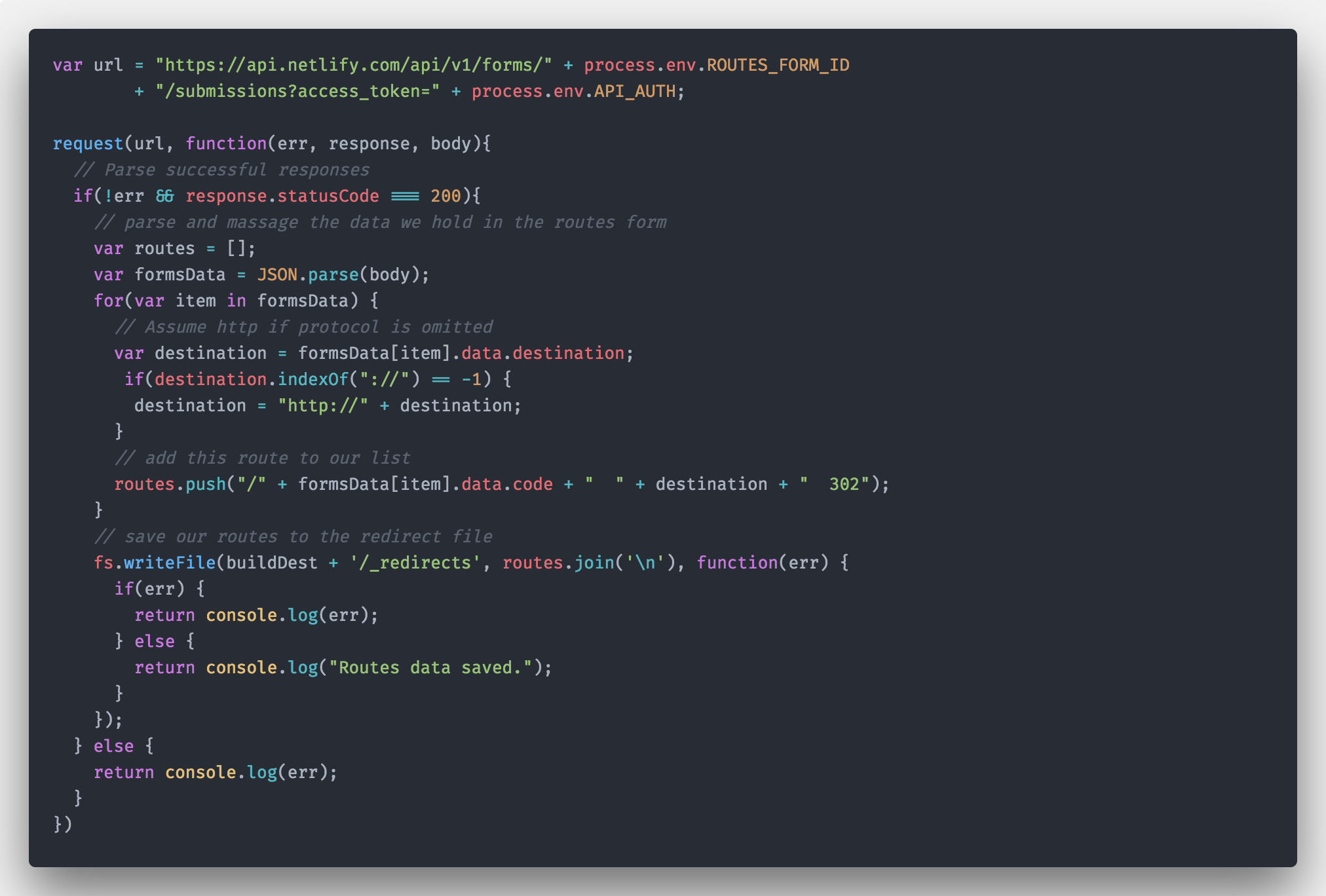 Creating your own URL shortener with Netlify Forms and Functions
