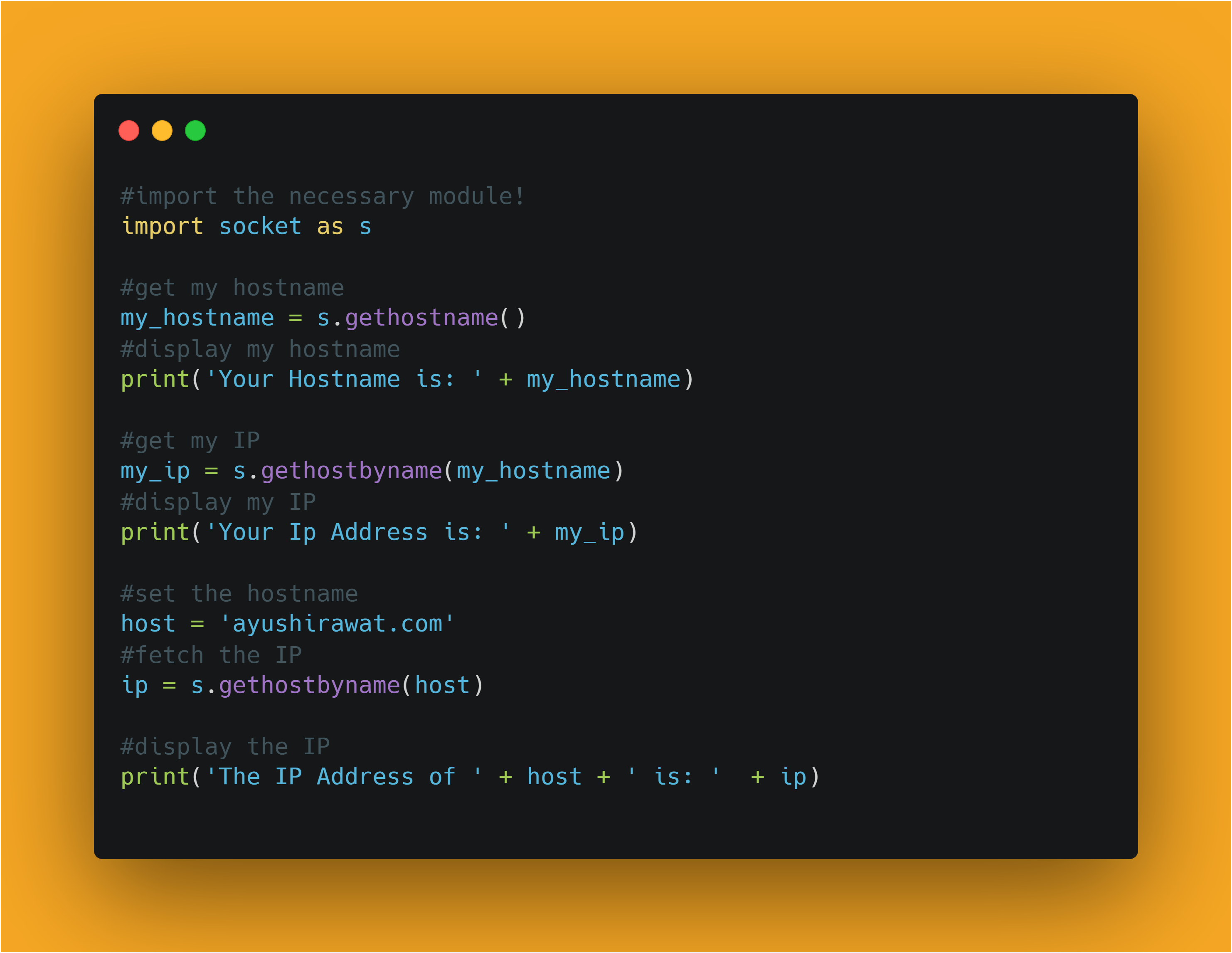 Find IP Address of any Website Using Python | by Ayushi Rawat | Analytics Vidhya | Medium