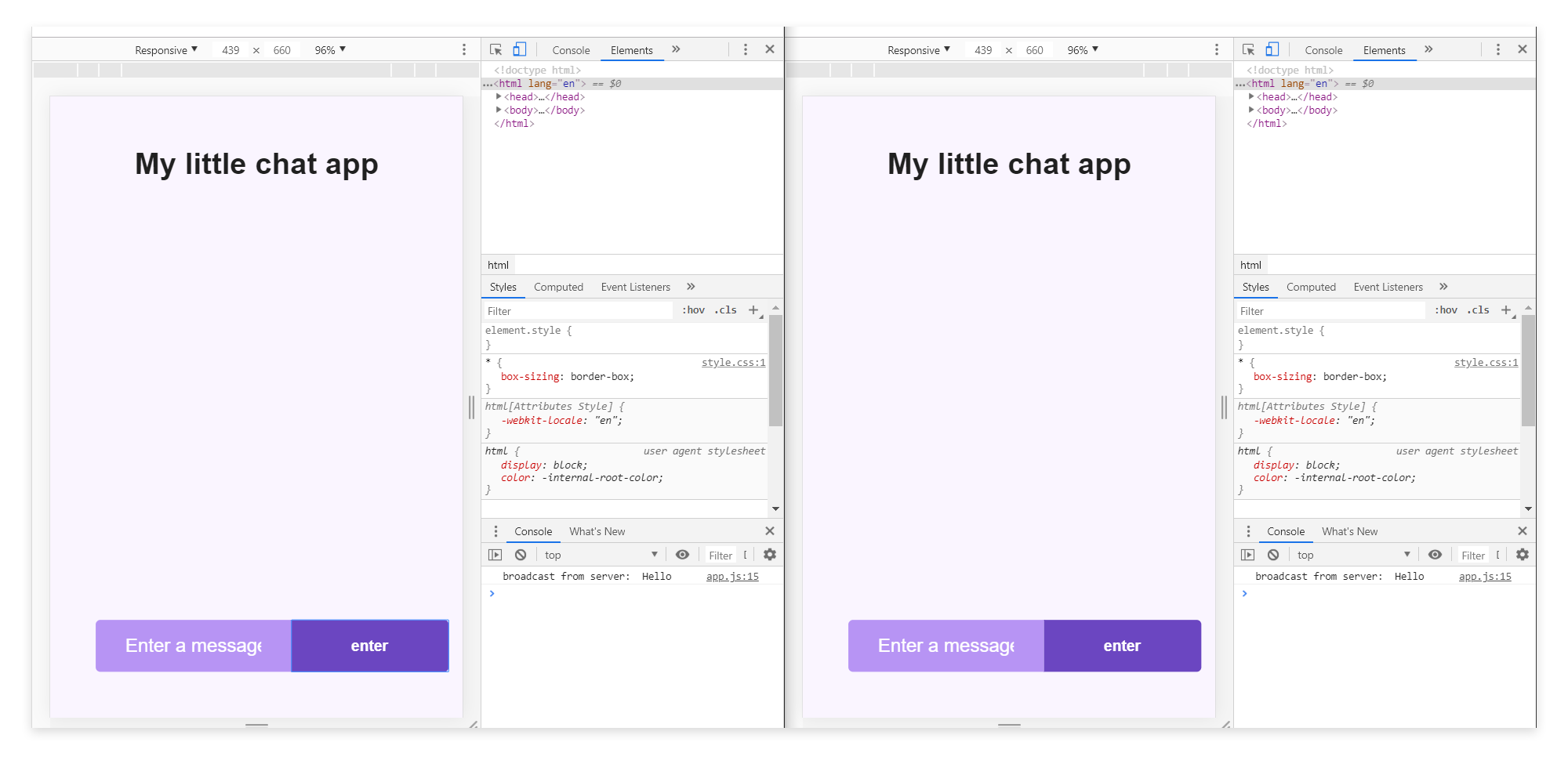 Creating a simple browser chat application with Socket.IO | by Folkert ...