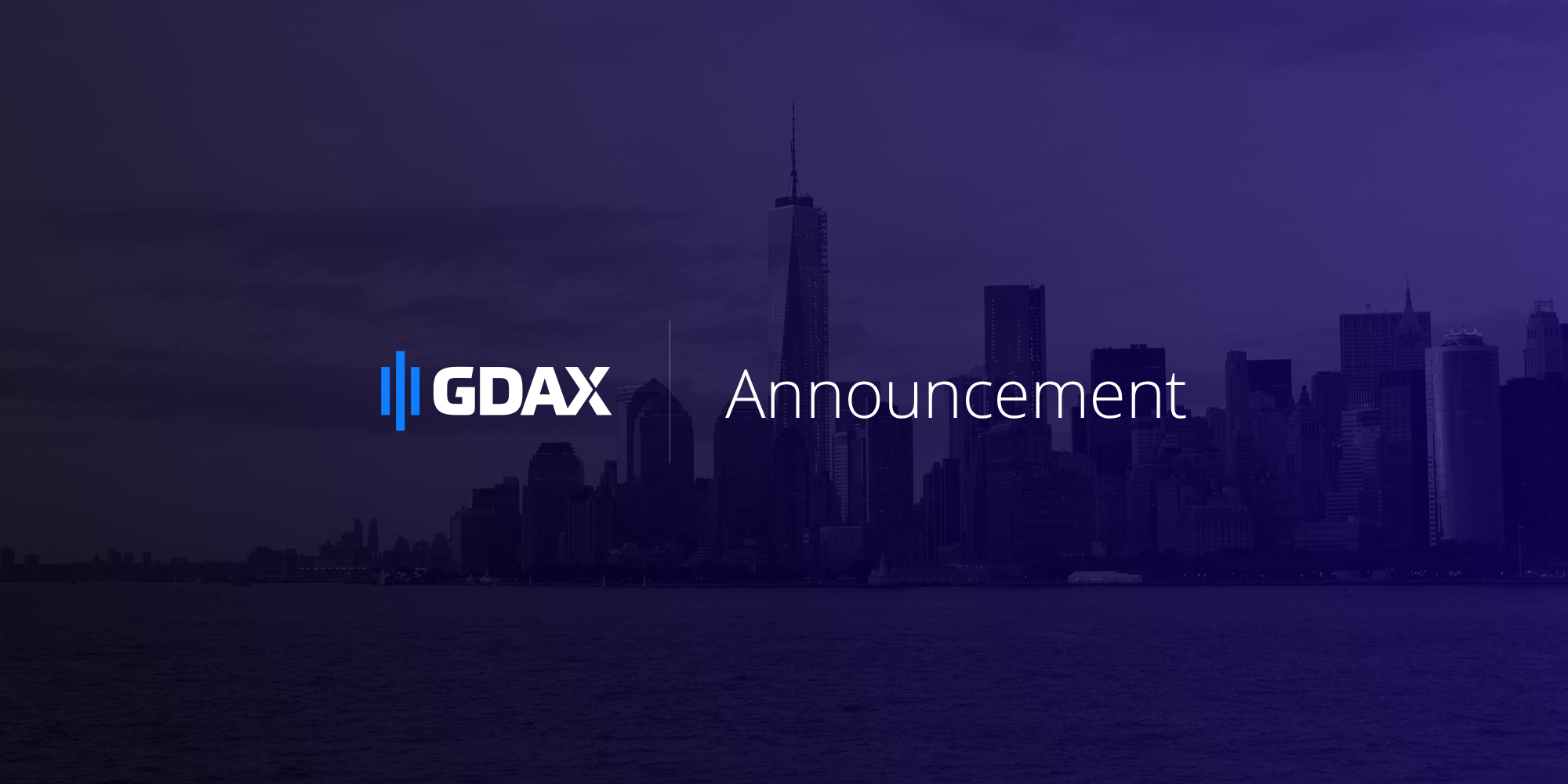 GDAX Announces New Investment. GDAX’s parent company, Coinbase, has ...