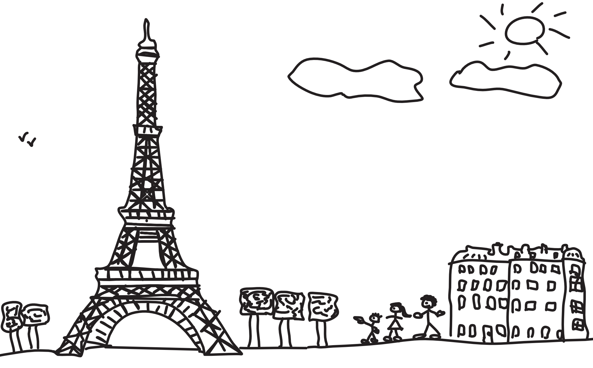 Paris Doodle. Doodletober Day 1: Favorite Destination | by Mark Starlin ...