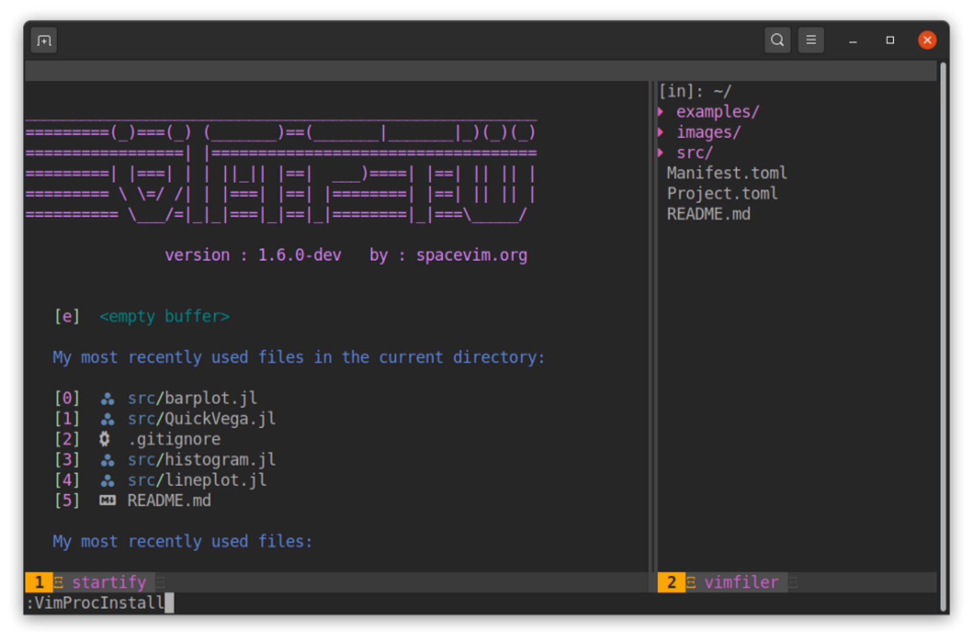 Vim for Julia. An easy setup for Vim as Julia IDE (on Ubuntu) | Coffee in a Klein Bottle