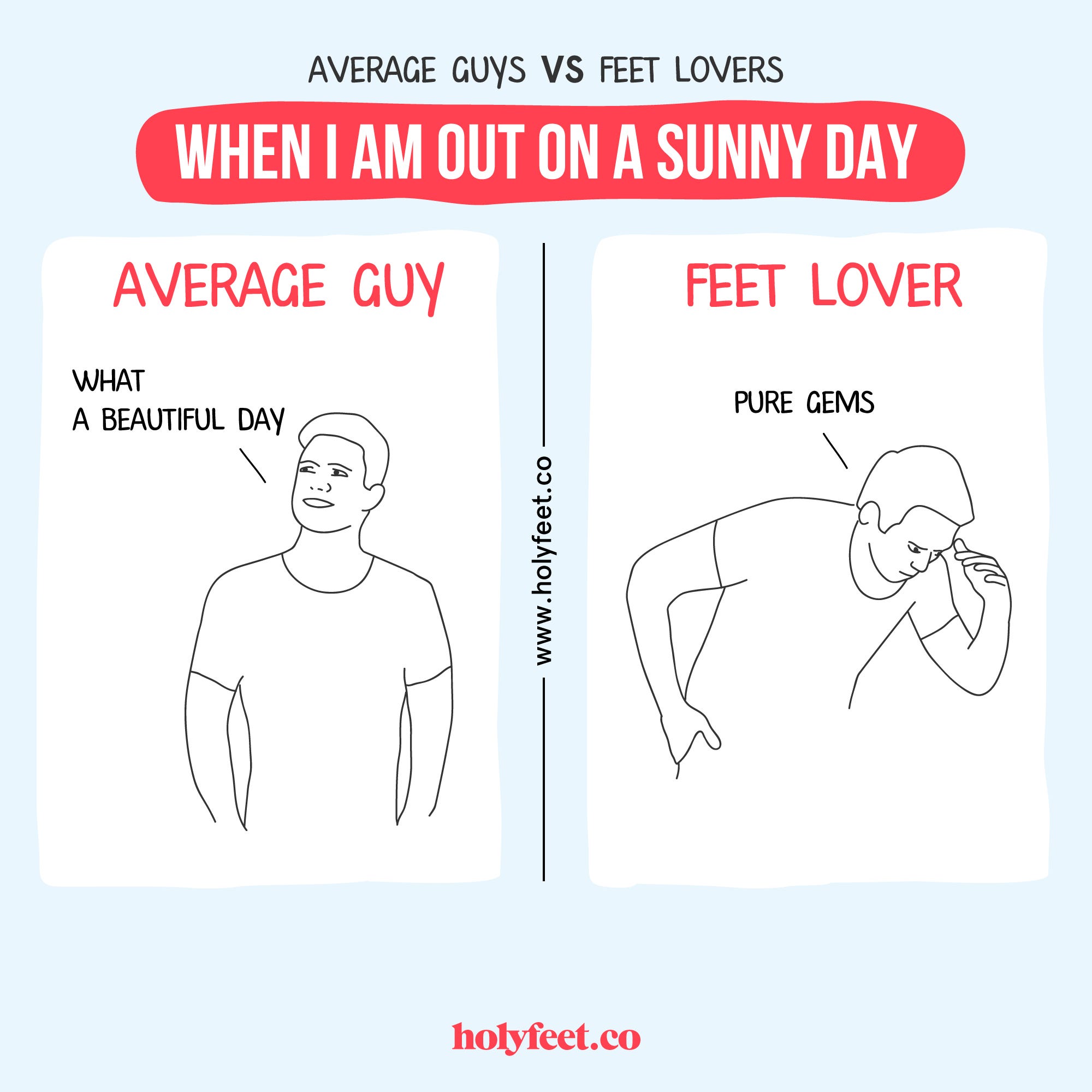 10 Differences Between Feet Lovers and Average Guys | by Holyfeet! | Medium