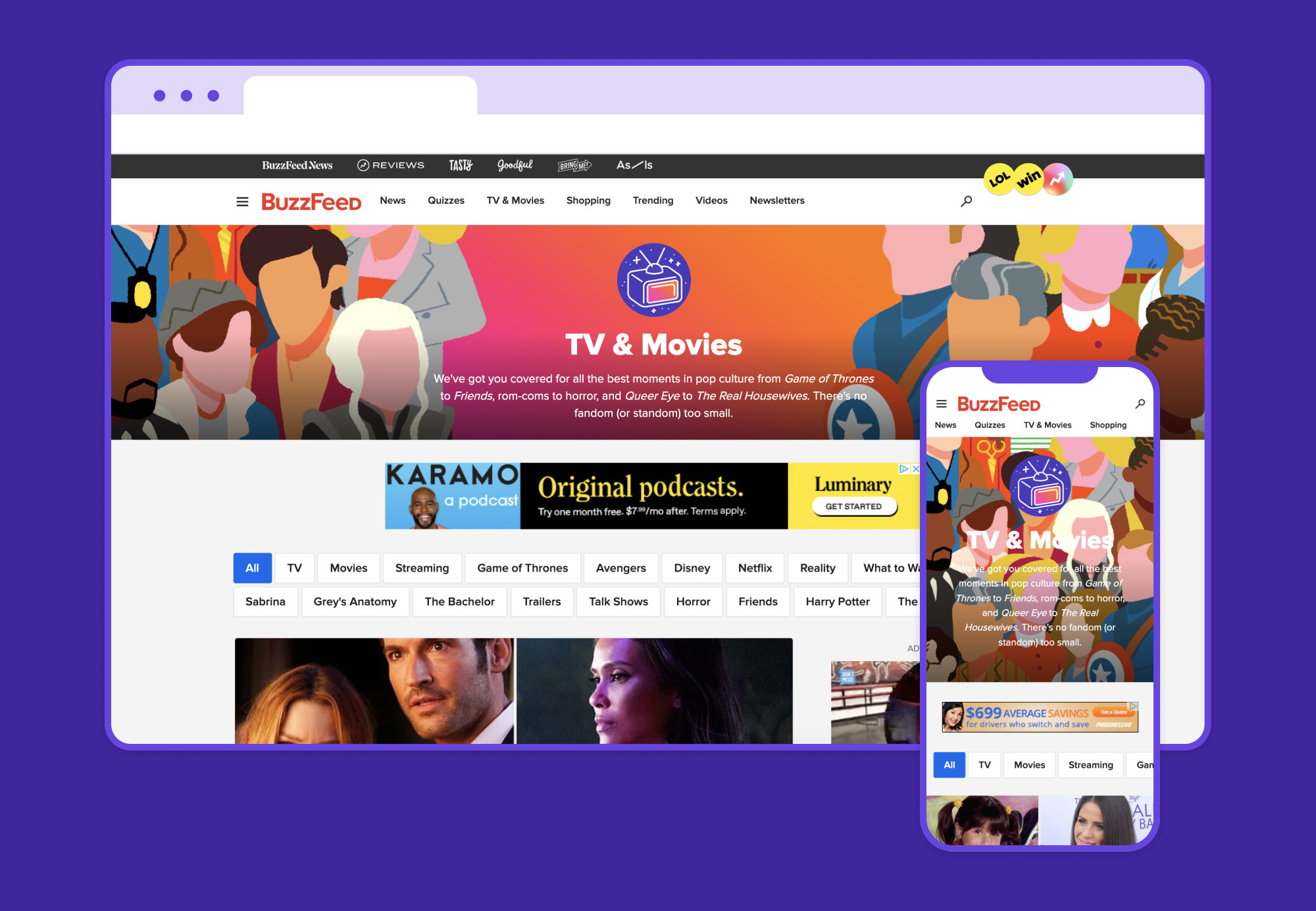 The BuzzFeed Product Design Highlight Reel | by Kelsey Scherer ...