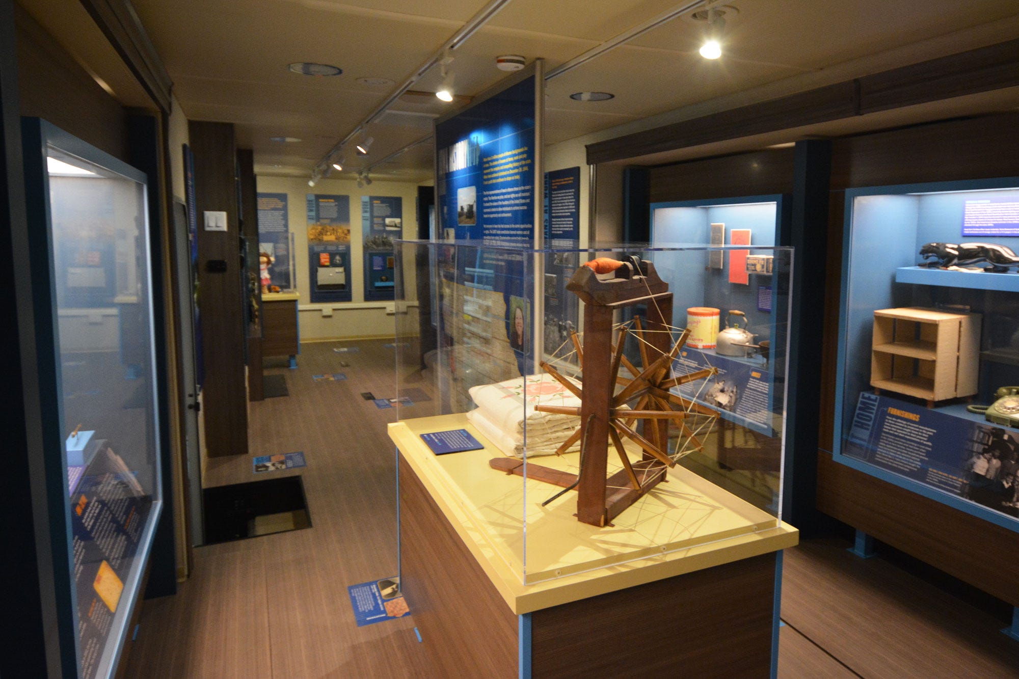Mobile Museum Rolls Across Iowa. Dawn Gannon looked on with pride and a ...