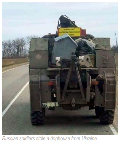 Russian invaders mired in looting, plundering temples | by Maxim ...
