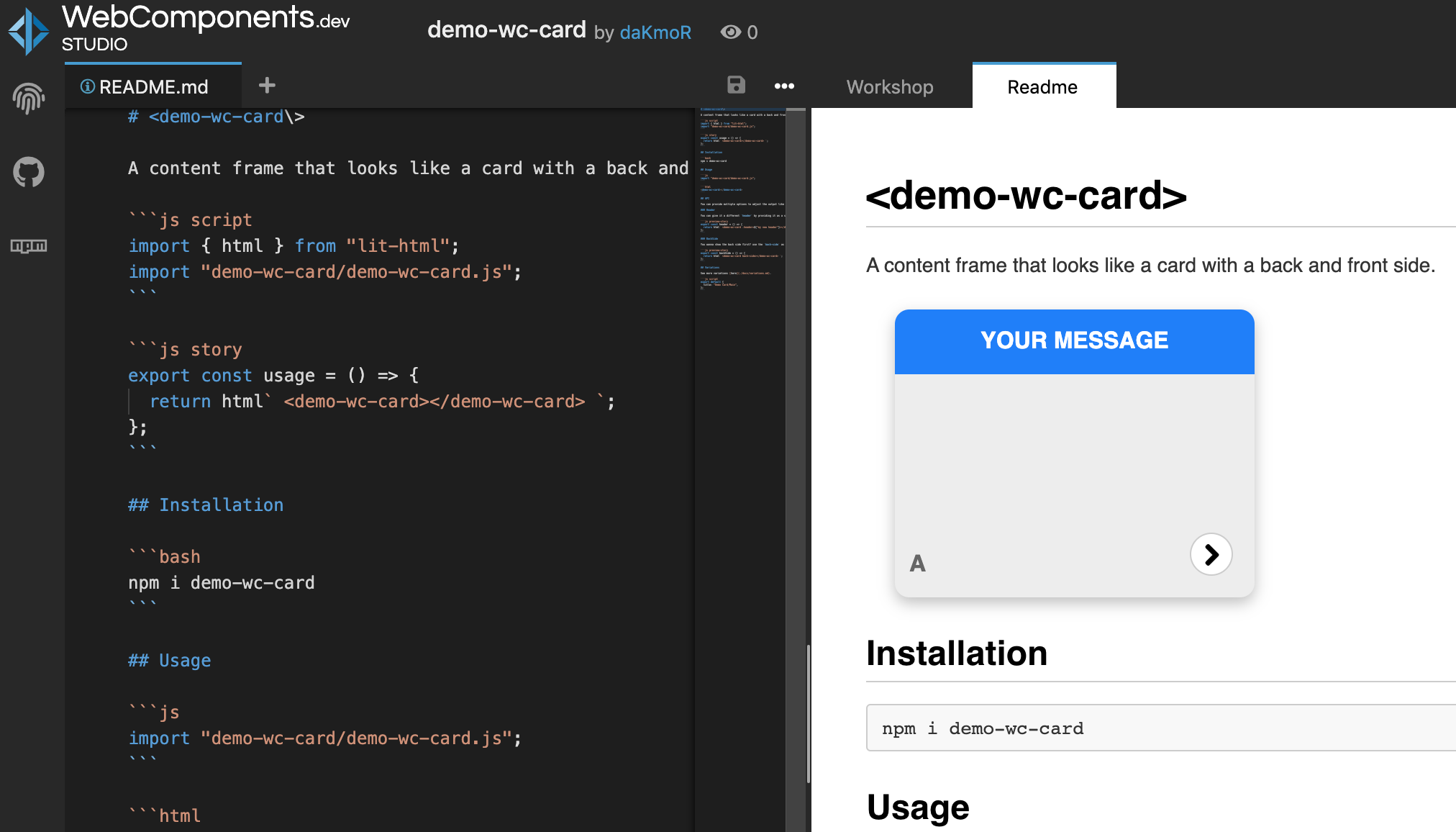 Introducing mdjs. Write interactive demos using Markdown… | by Thomas Allmer | Better ...