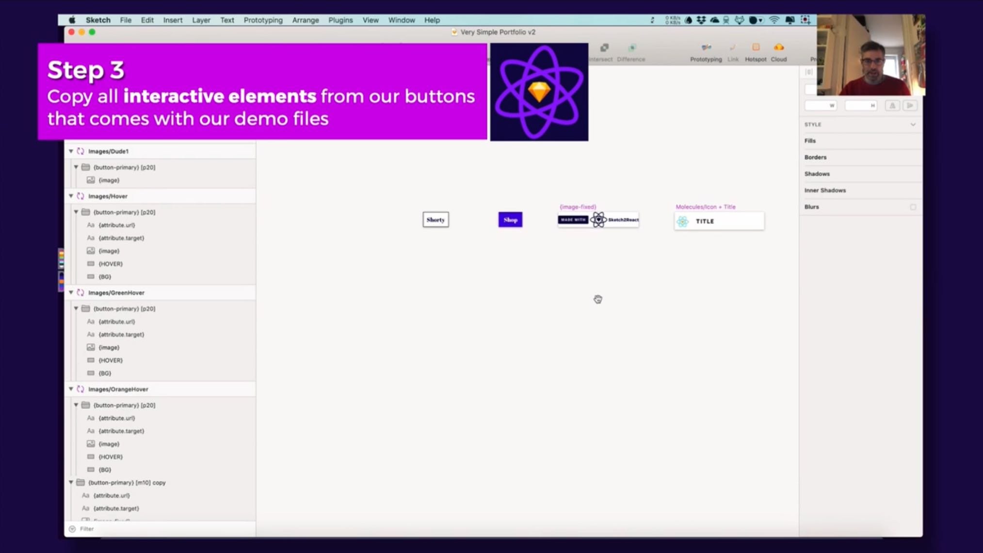 How to create image links and style them with hover effects | by Juan Maguid | Sketch2React | Medium