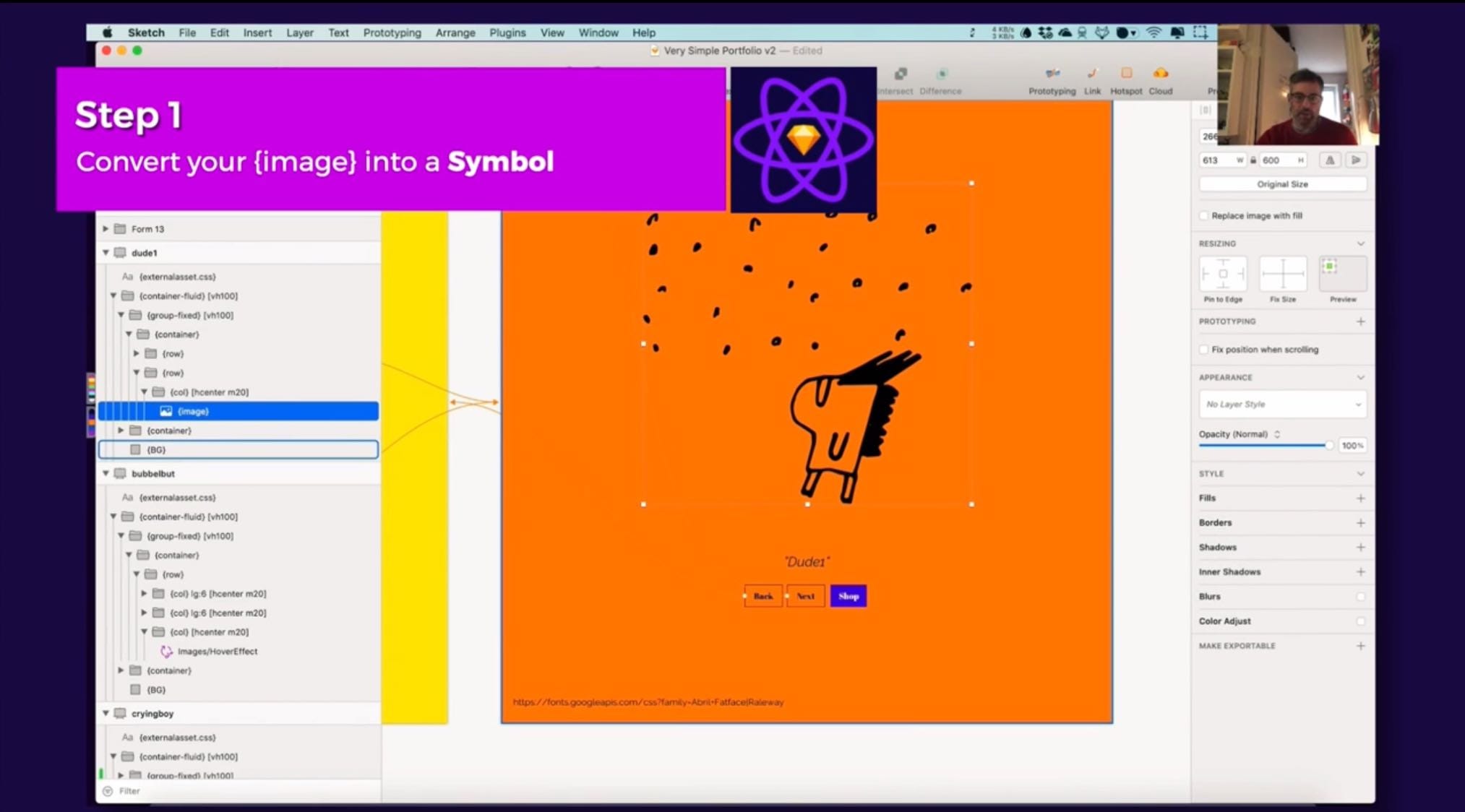 How to create image links and style them with hover effects | by Juan Maguid | Sketch2React | Medium
