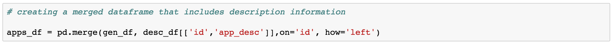 What App Descriptions Tell Us: Text Data Preprocessing in Python