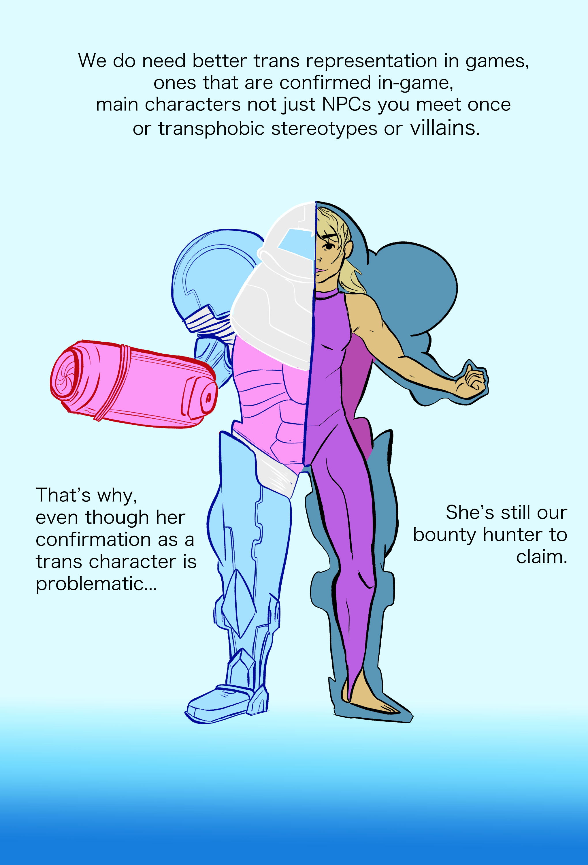 The Power of Trans Samus. By Jaime Gonzalez | by Videodame | Videodame