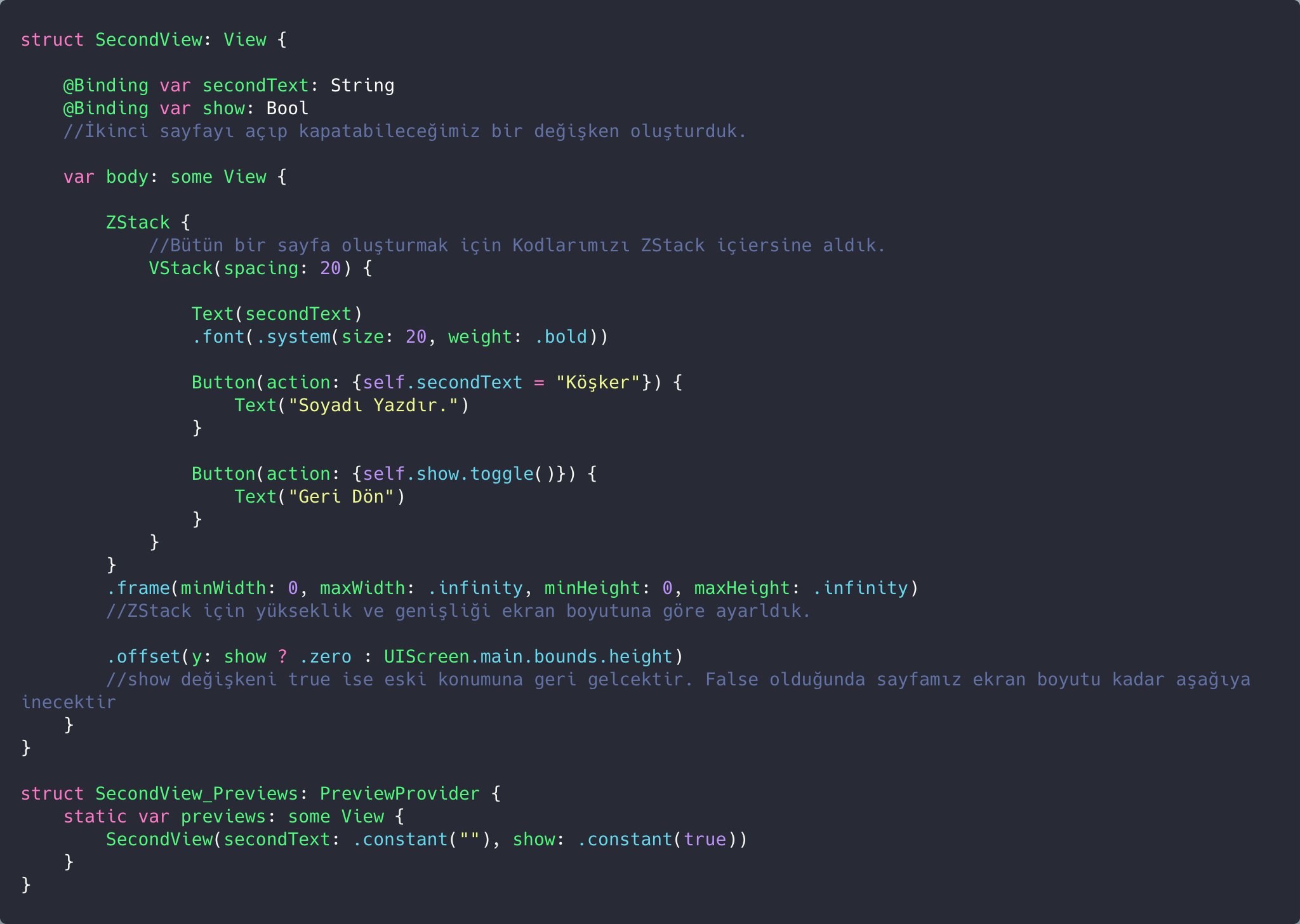 SwiftUI: Binding ve State. Binding ve State, SwiftUI içerisinde… | by ...